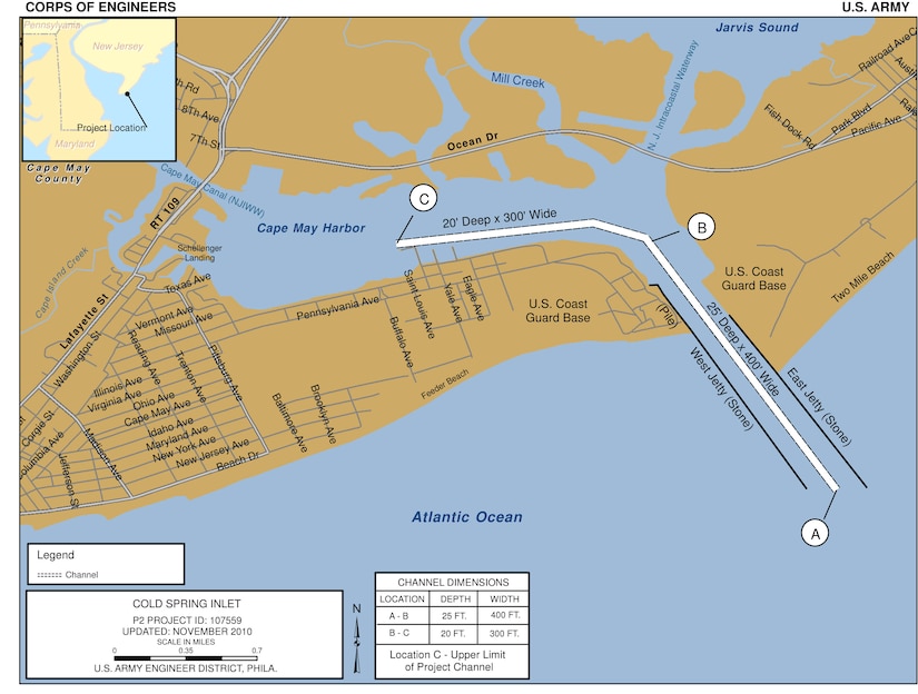 Cold Spring (Cape May) Inlet > Philadelphia District & Marine Design ...