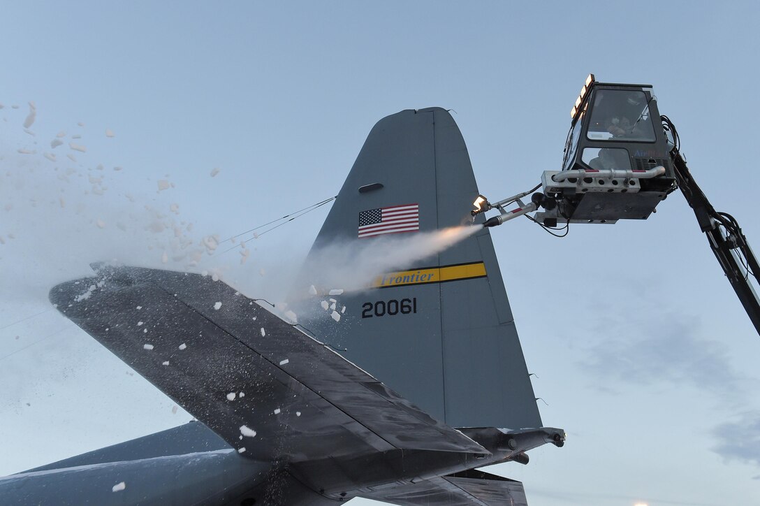 Deicing keeps JBER aircraft operational