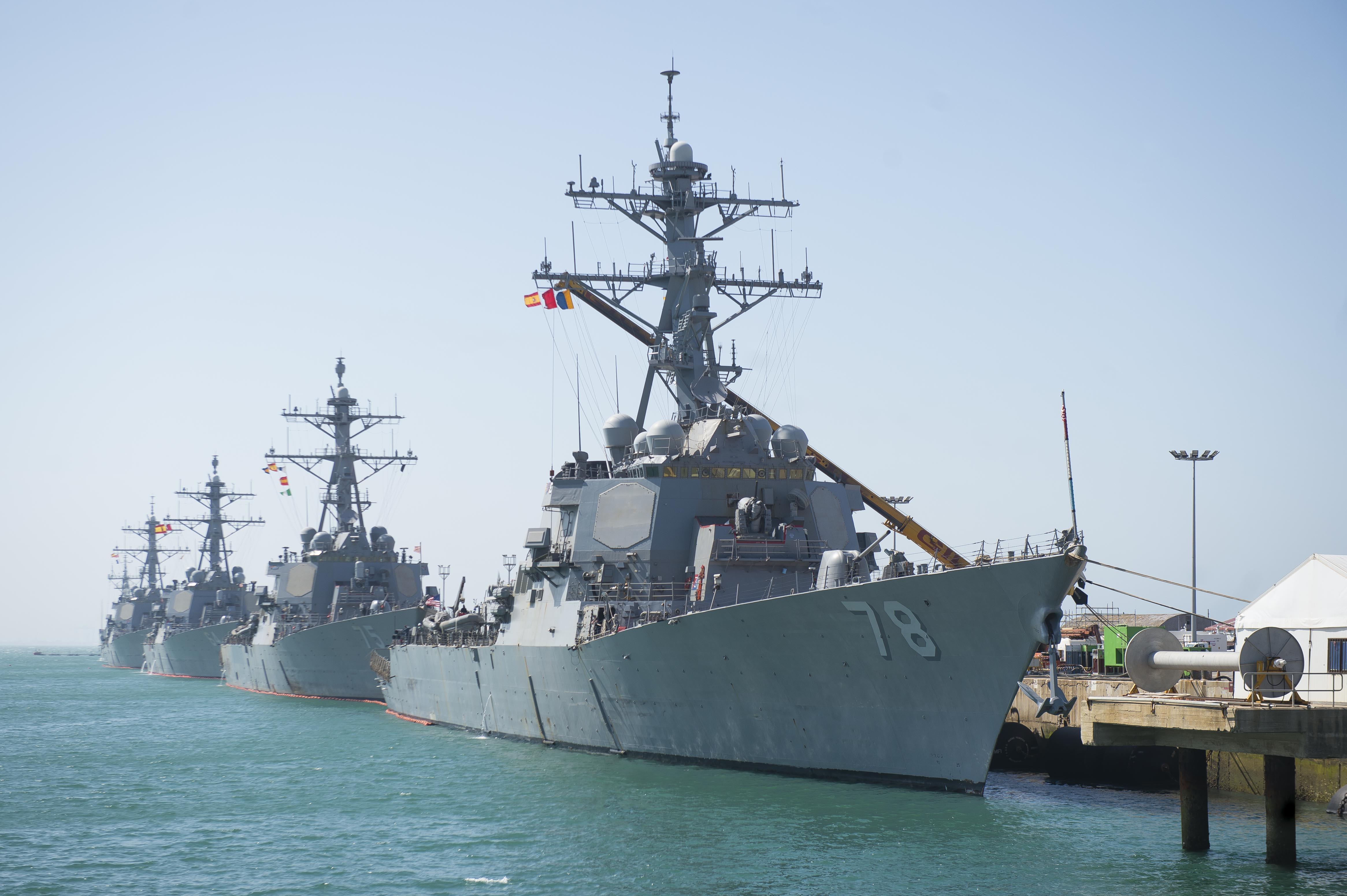 Porter completes Navy's first SIA in Rota, Spain > Naval Sea Systems ...