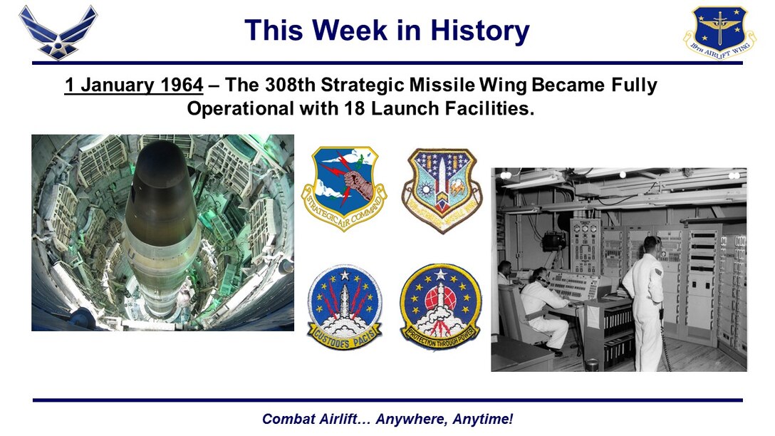308th Strategic Missile Wing becomes operational