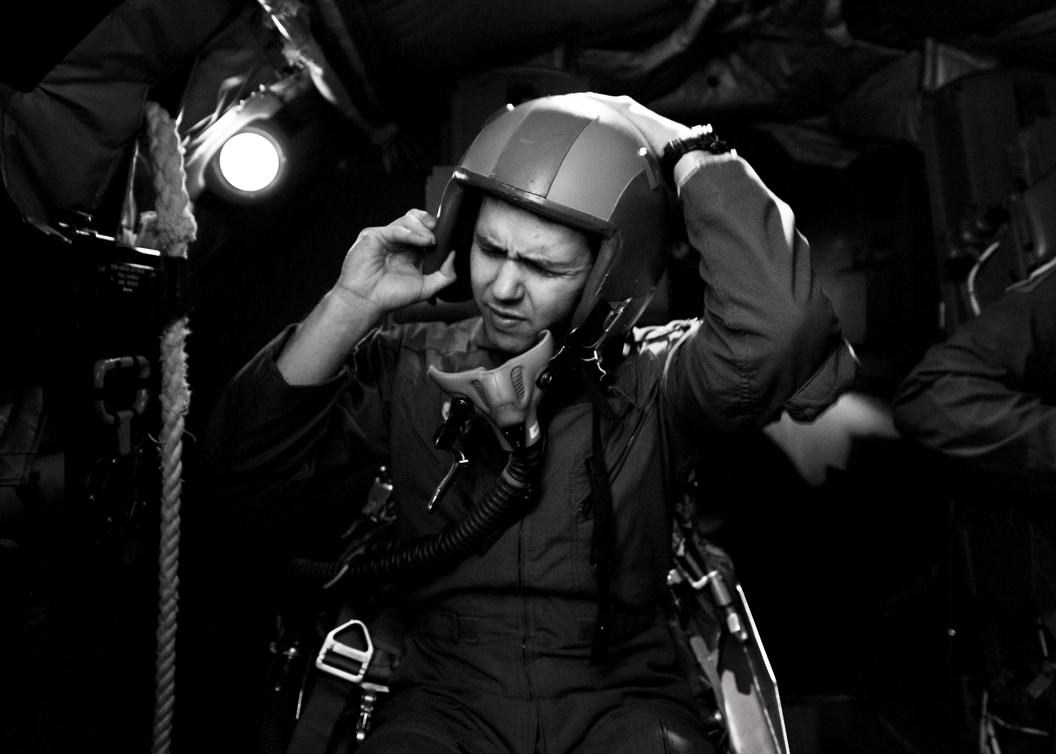 Aircrew participate in egress, emergency parachute training > Minot Air ...