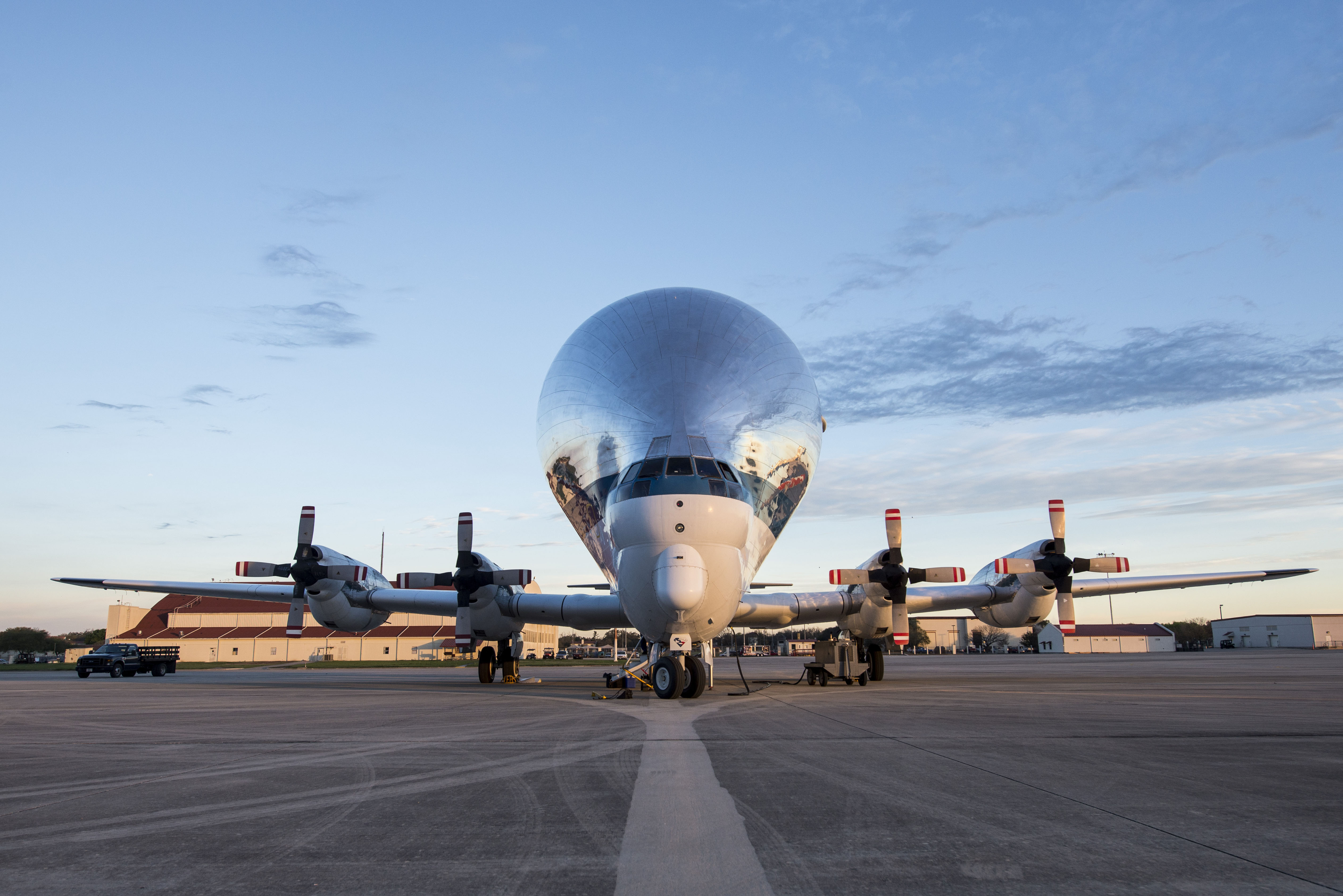 Super Guppy arrives at JBSA-Randolph