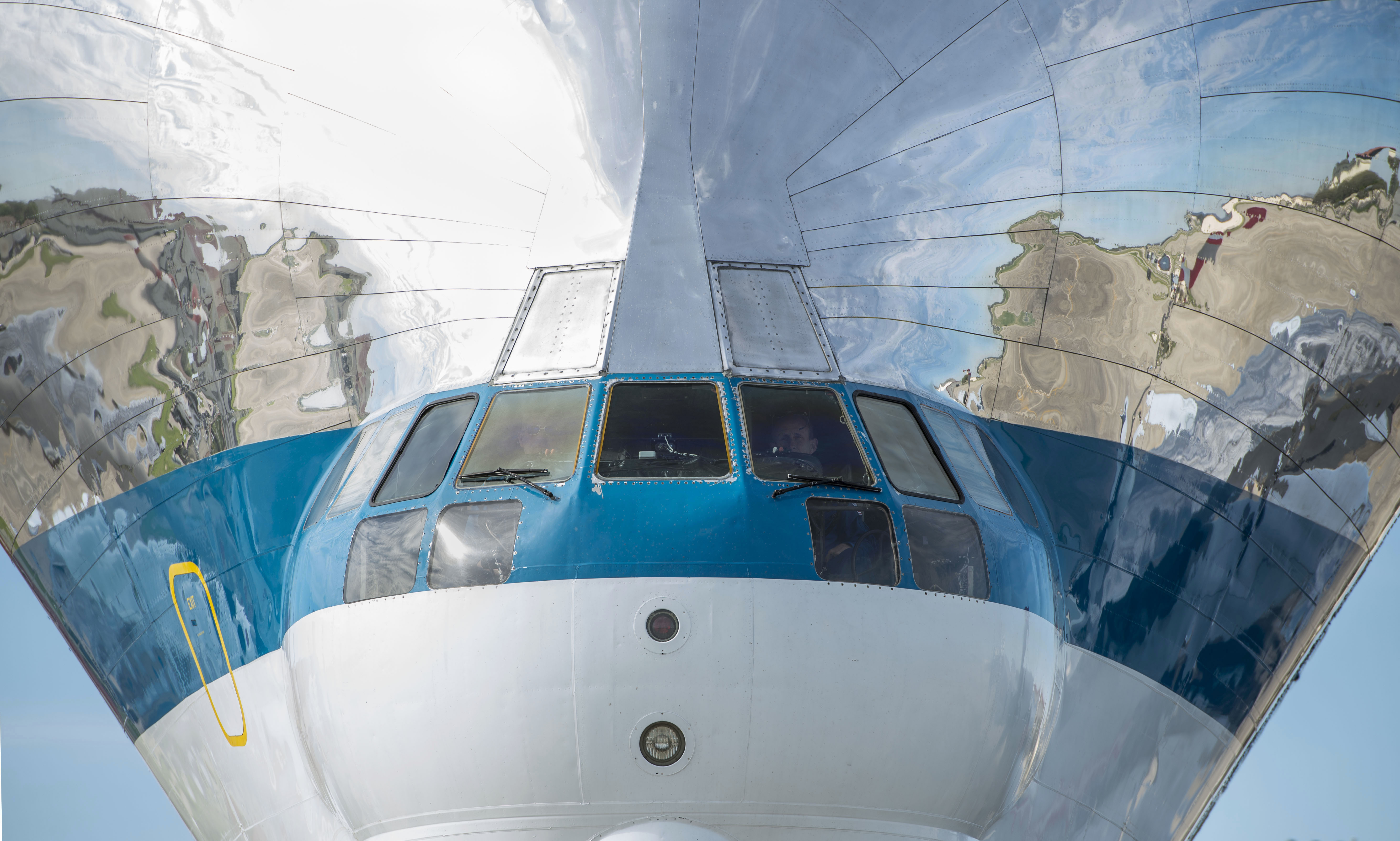 NASA Super Guppy arrives at JBSA-Randolph