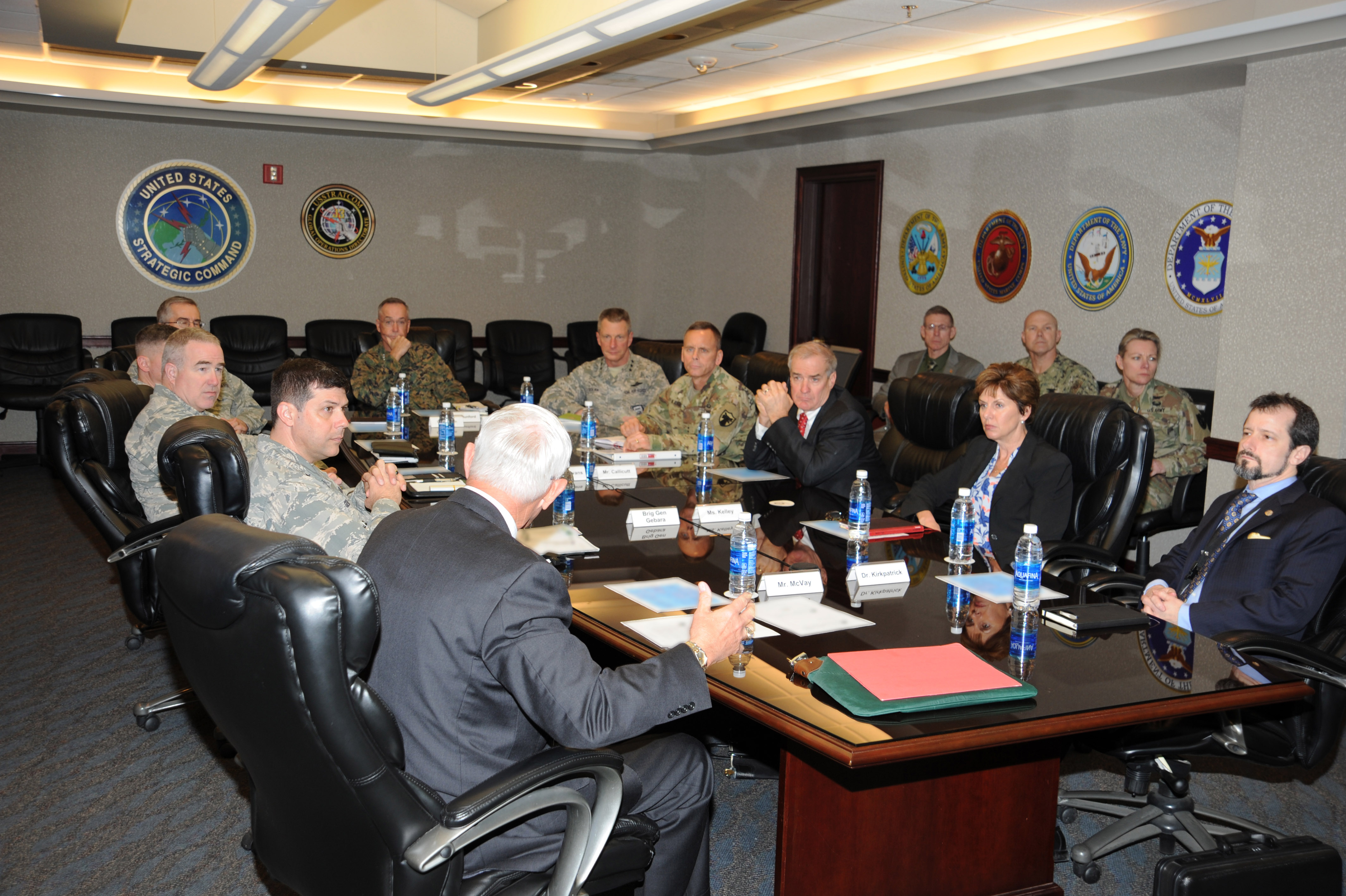 JCS Chairman visits USSTRATCOM