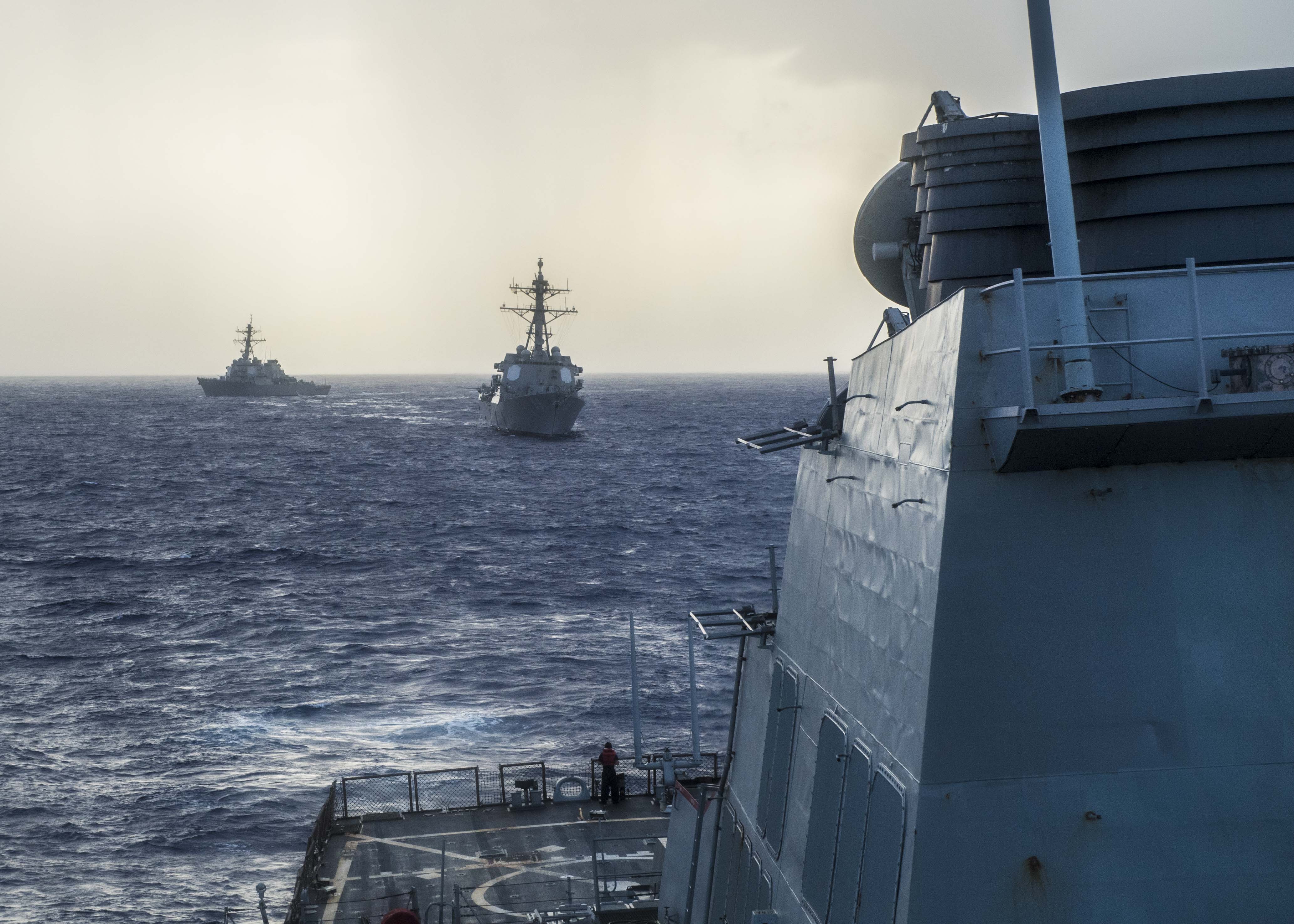 US Navy, JMSDF Complete Annual Bilateral Training Exercise MultiSail 17 ...