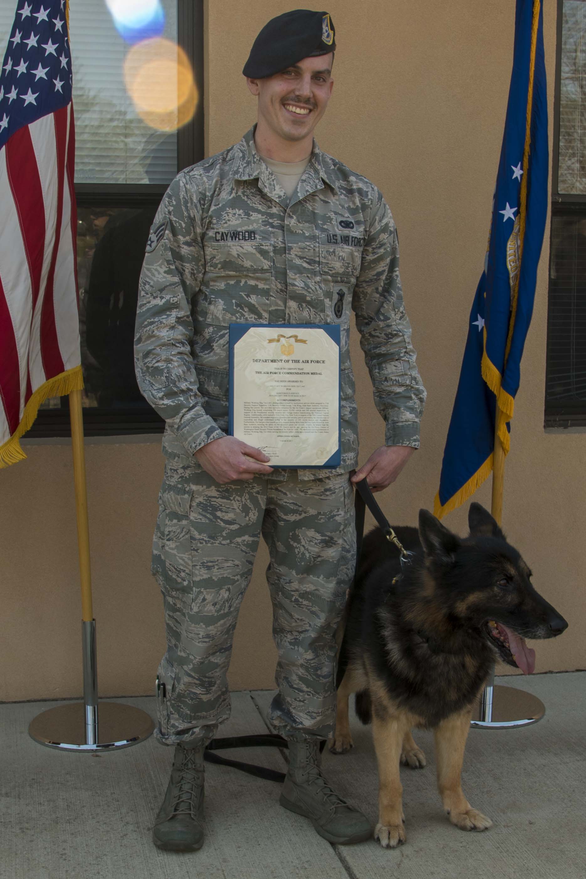 MWD retires after 10 years > Joint Base Andrews > Article Display