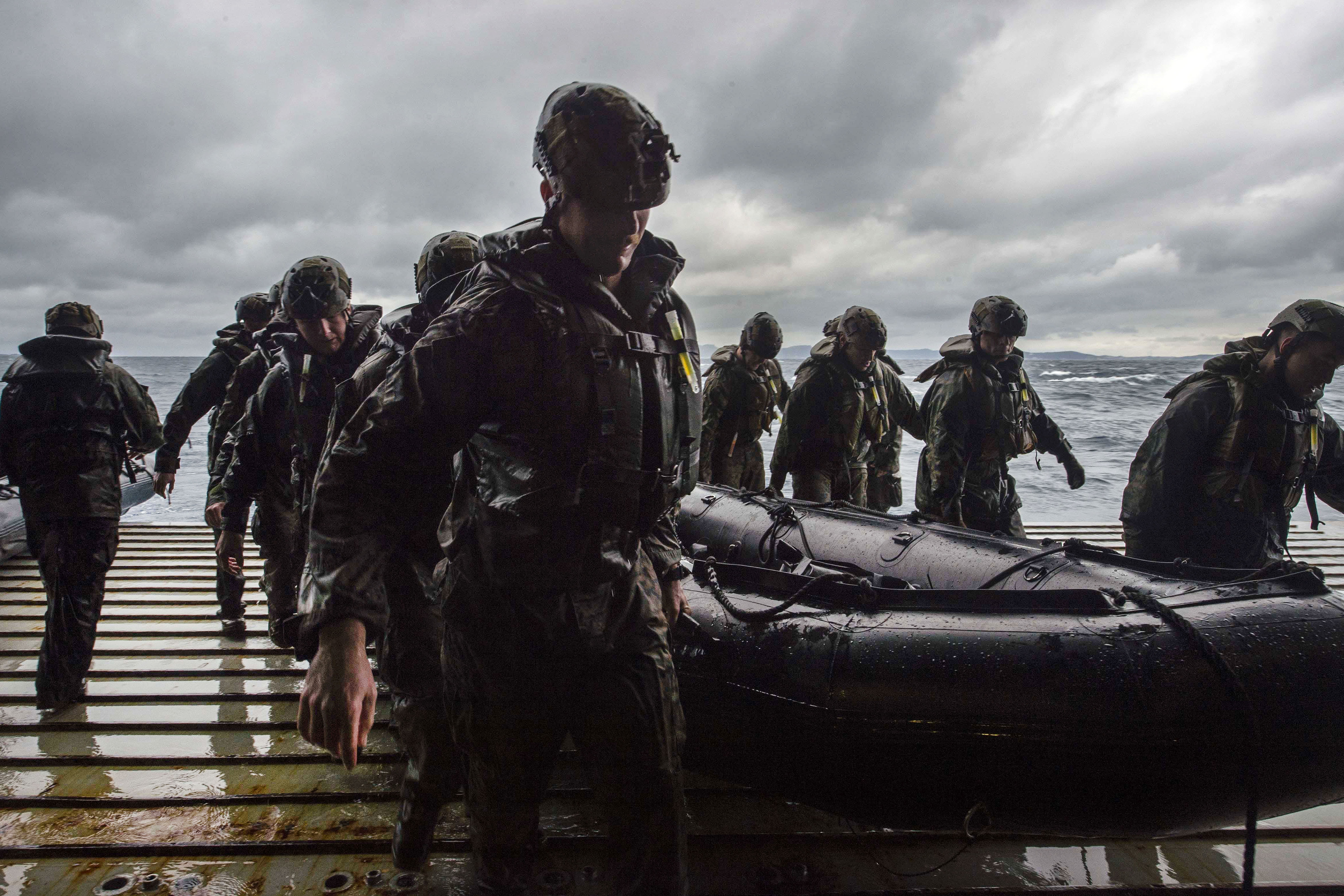 Carrying Raiding Craft