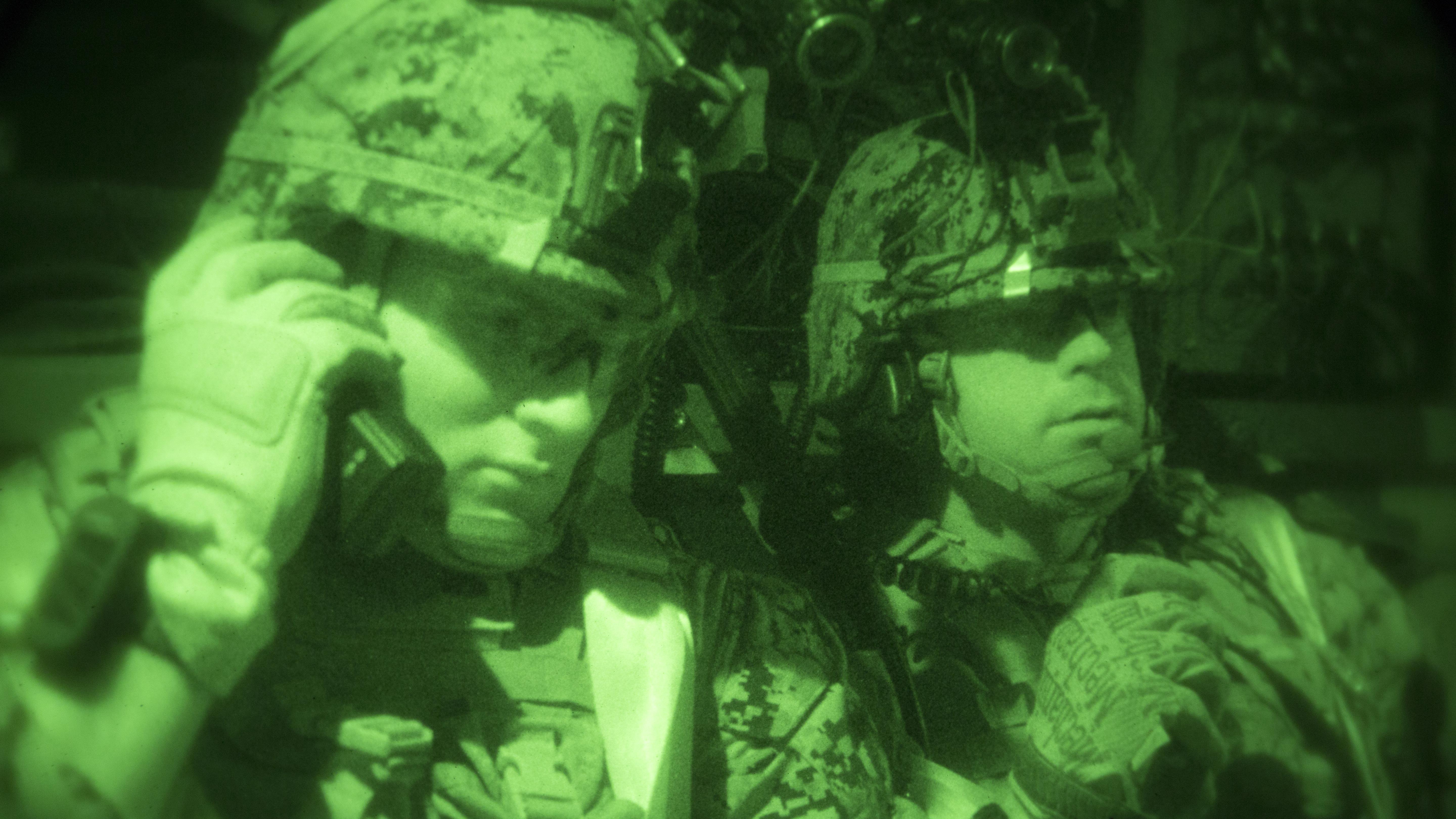 Full Moon Evacuation: U.S. Marines conduct casualty evacuation training ...