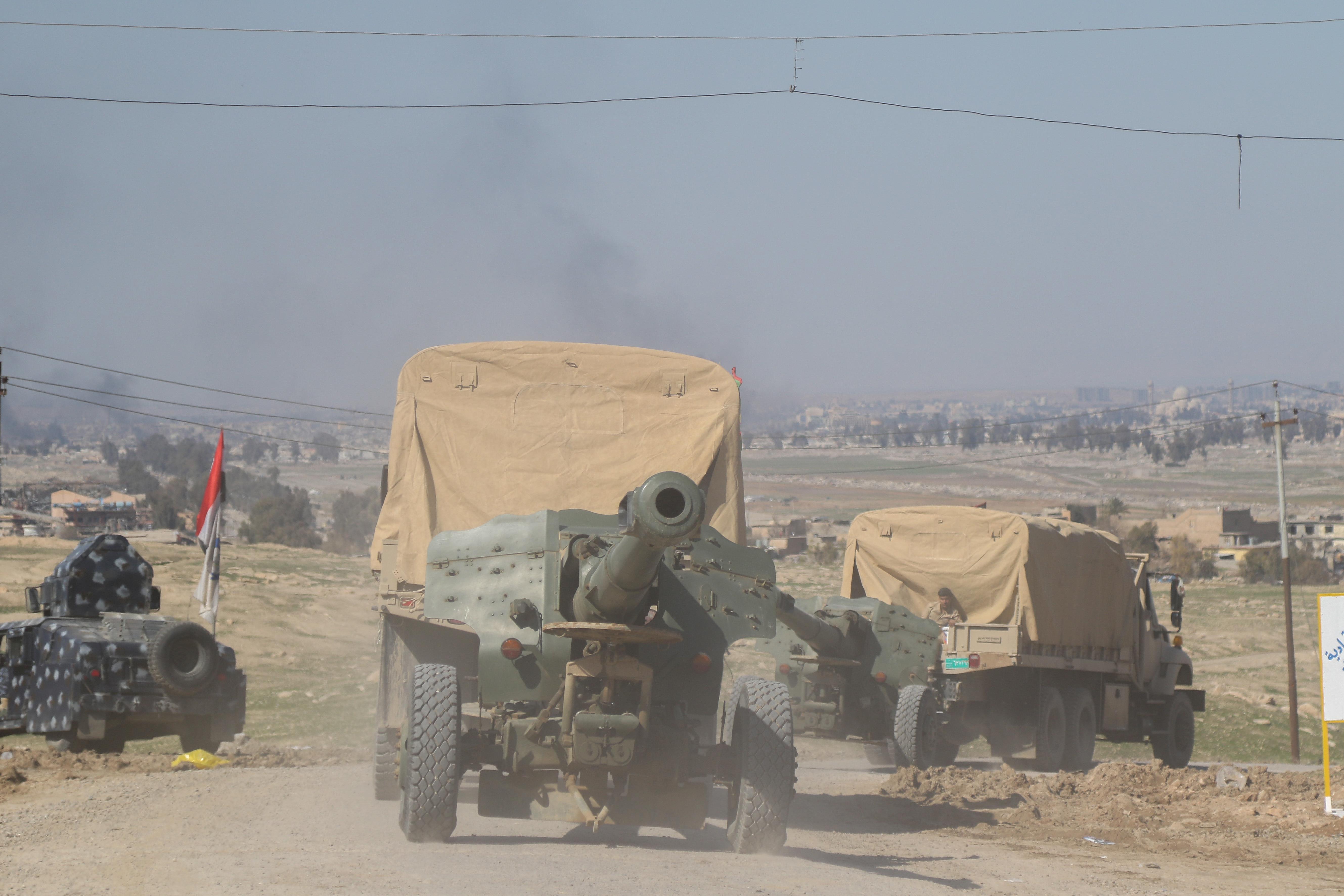 Gray Falcons, partners conduct operations outside of Mosul