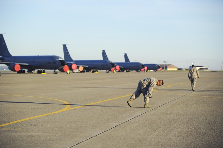 Airmen participate in FOD walk > 940th Air Refueling Wing > Article View