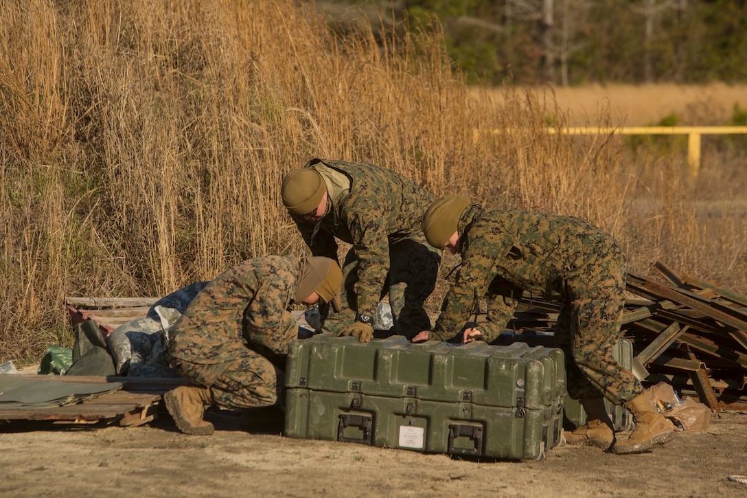 Combat Logitcs Battalion 22 conducts demolitions training