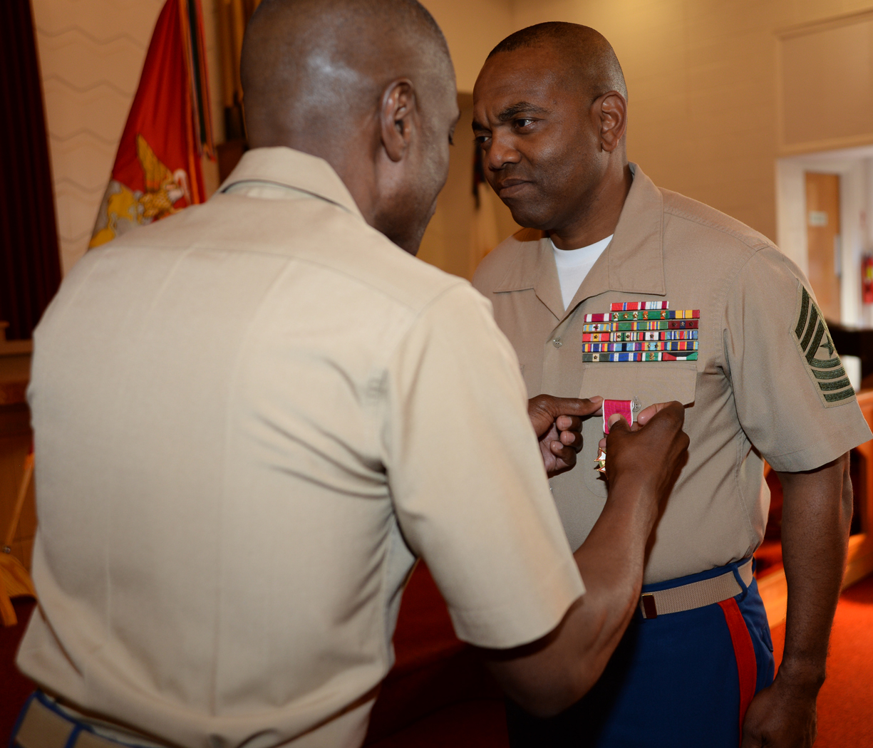 Base sergeant major retires after 30 years of service to Corps, nation