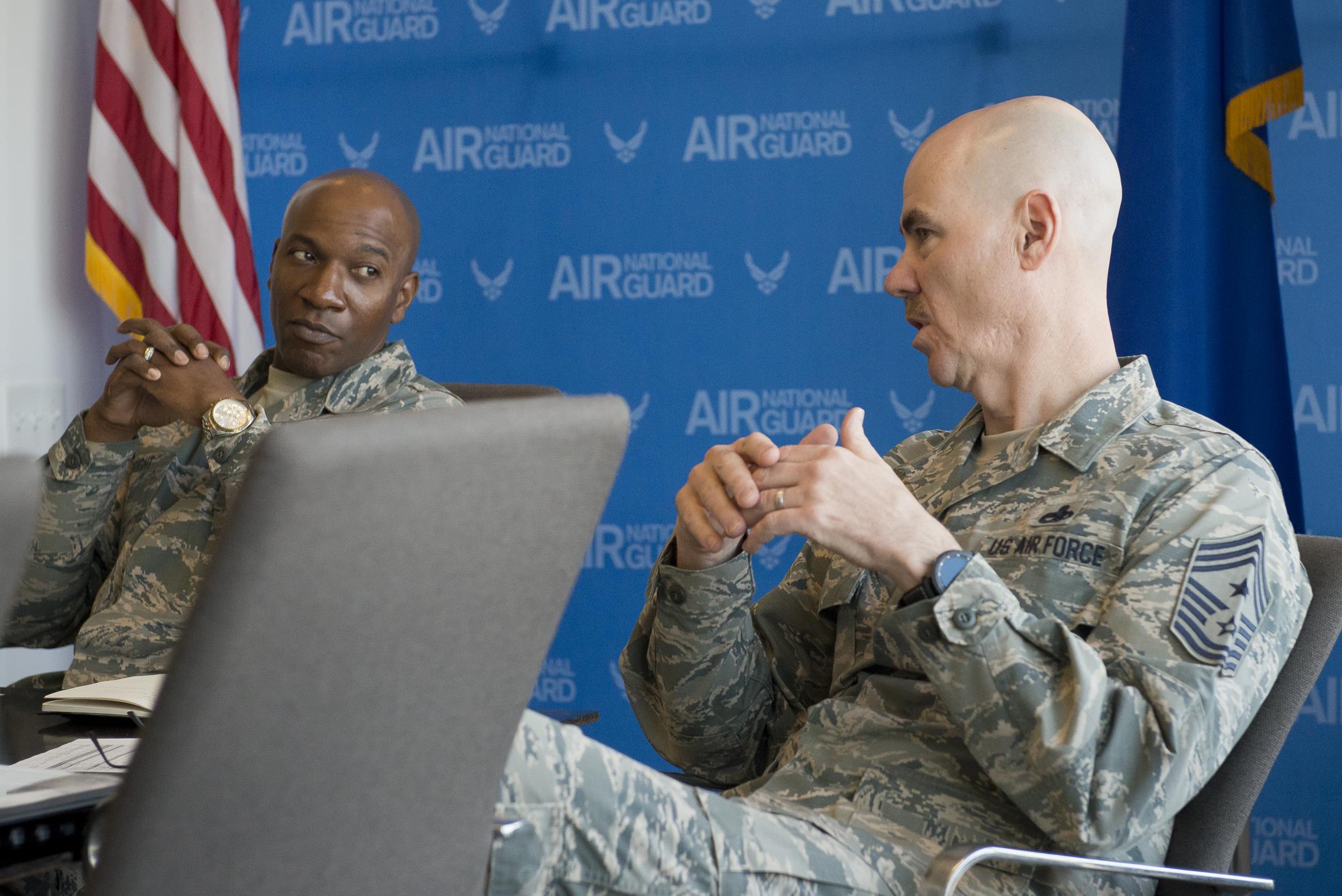 Chief Master Sergeant of the Air Force visits ANG Readiness Center