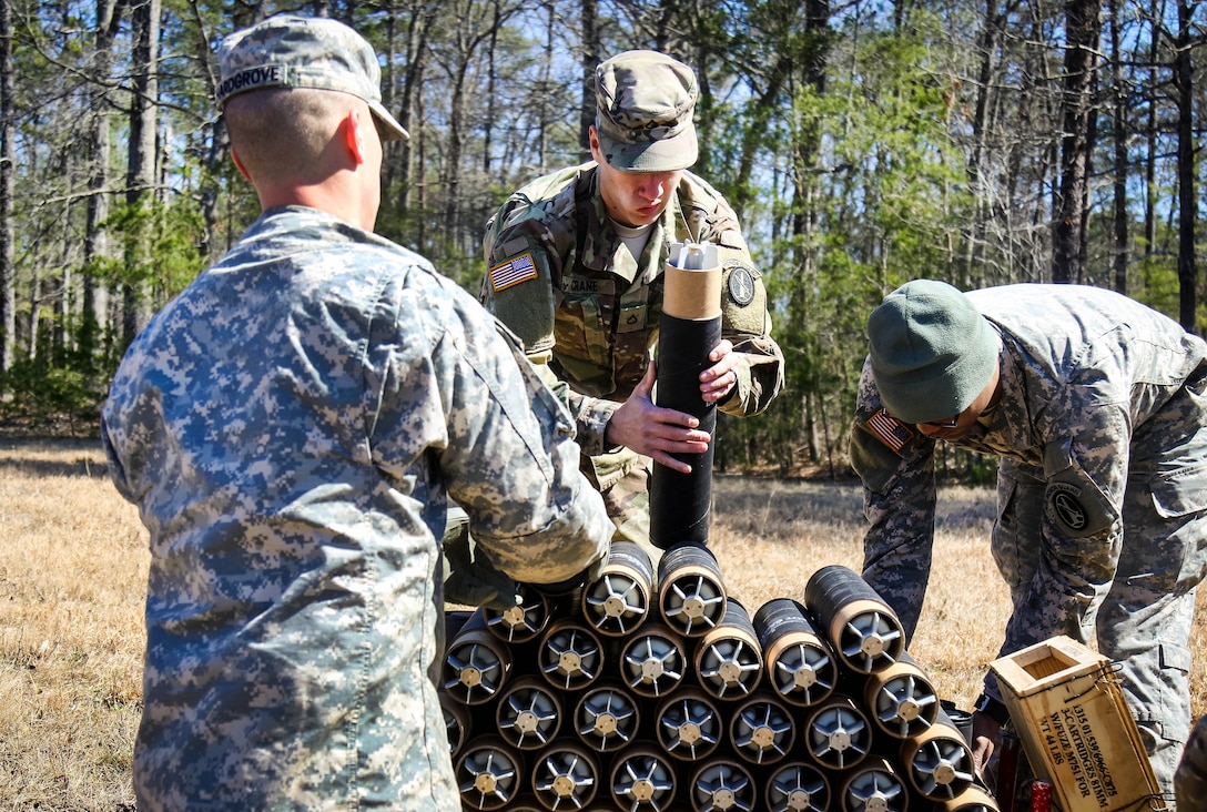 Stacking Mortar Rounds