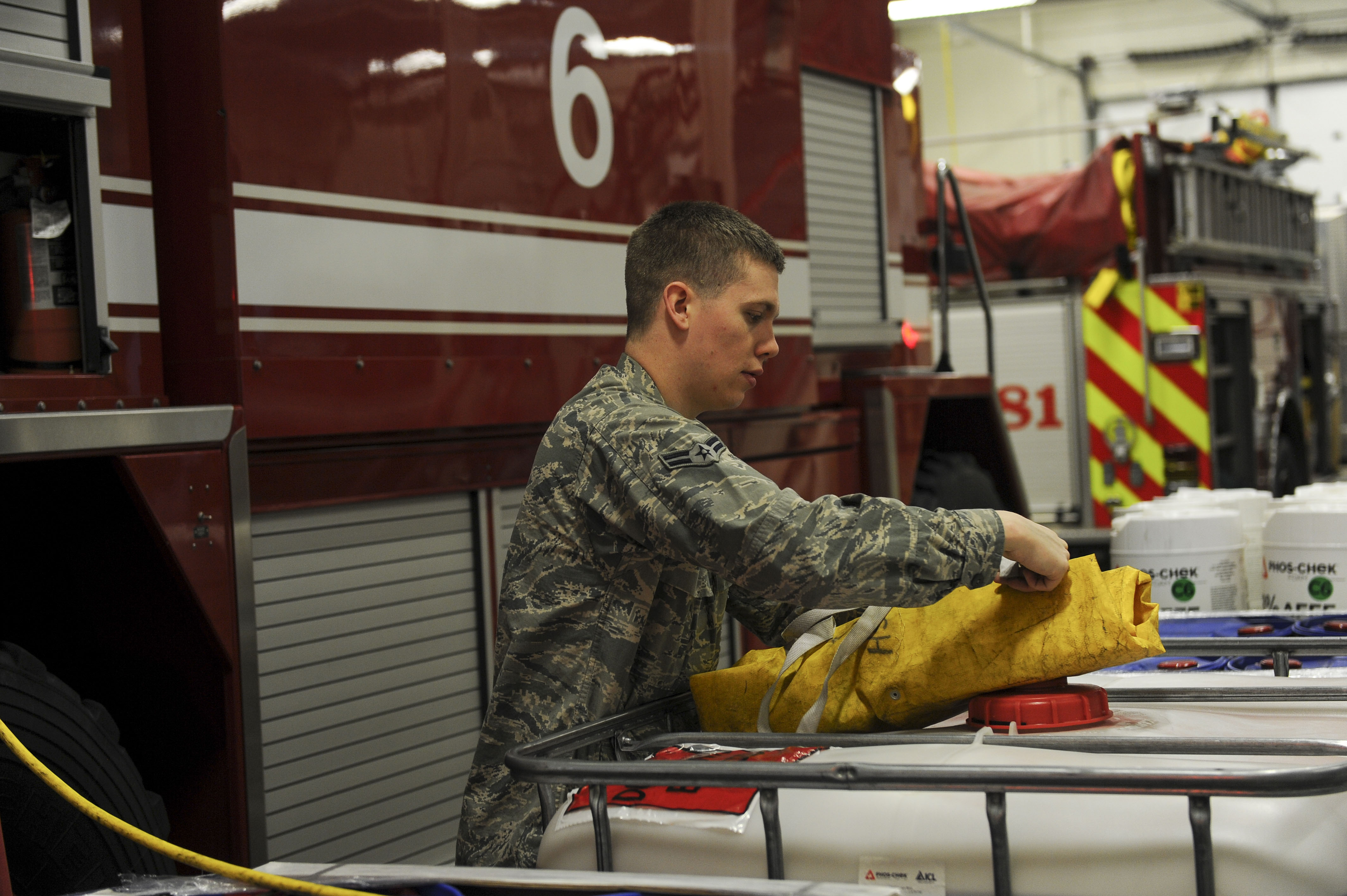 Fighting fire with Eielson fire > Eielson Air Force Base > Display