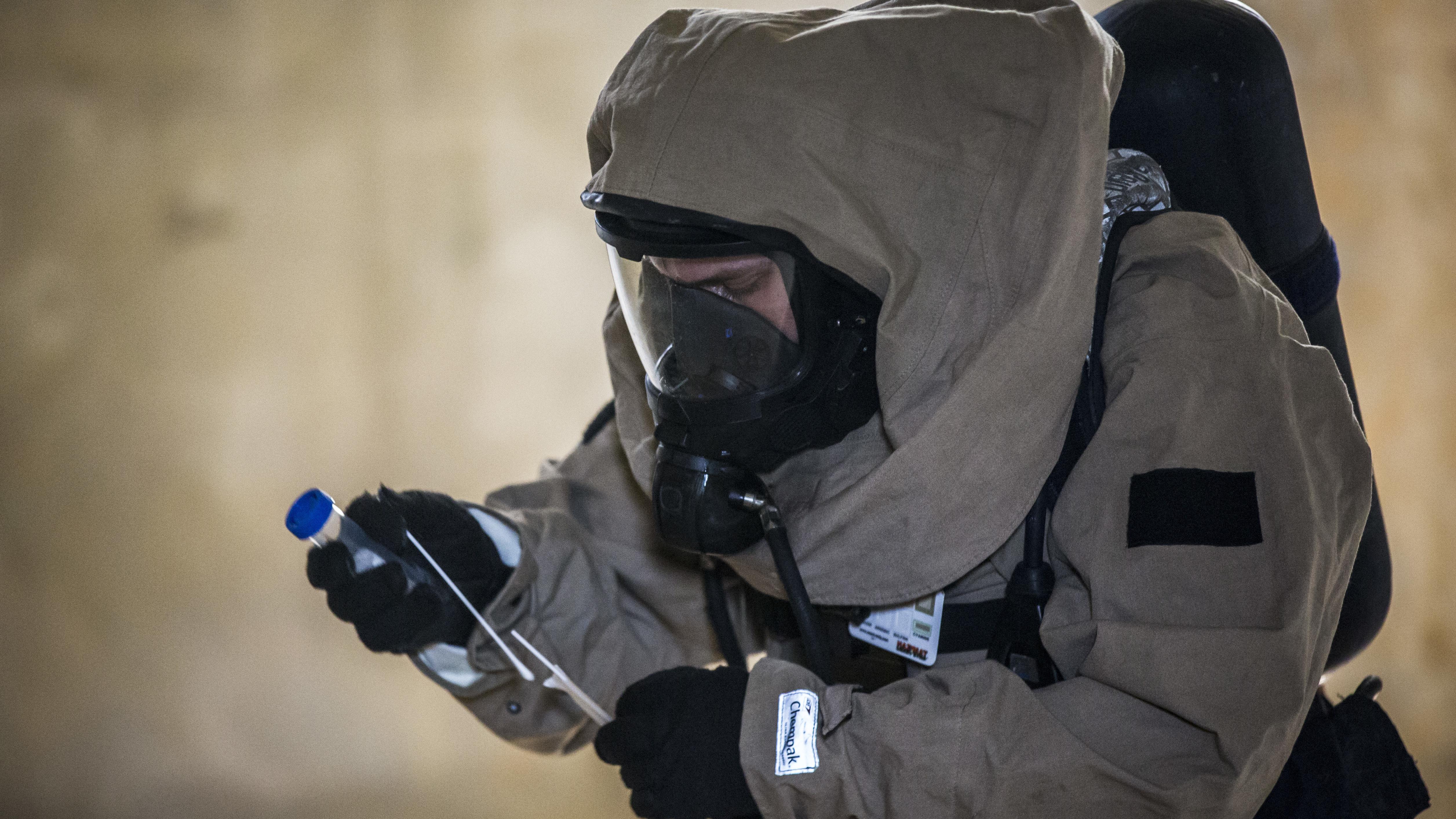 CBRN Clears Combat Town
