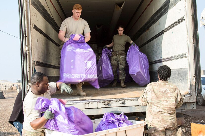 The mailroom delivers smiles > U.S. Central Command > News Article View