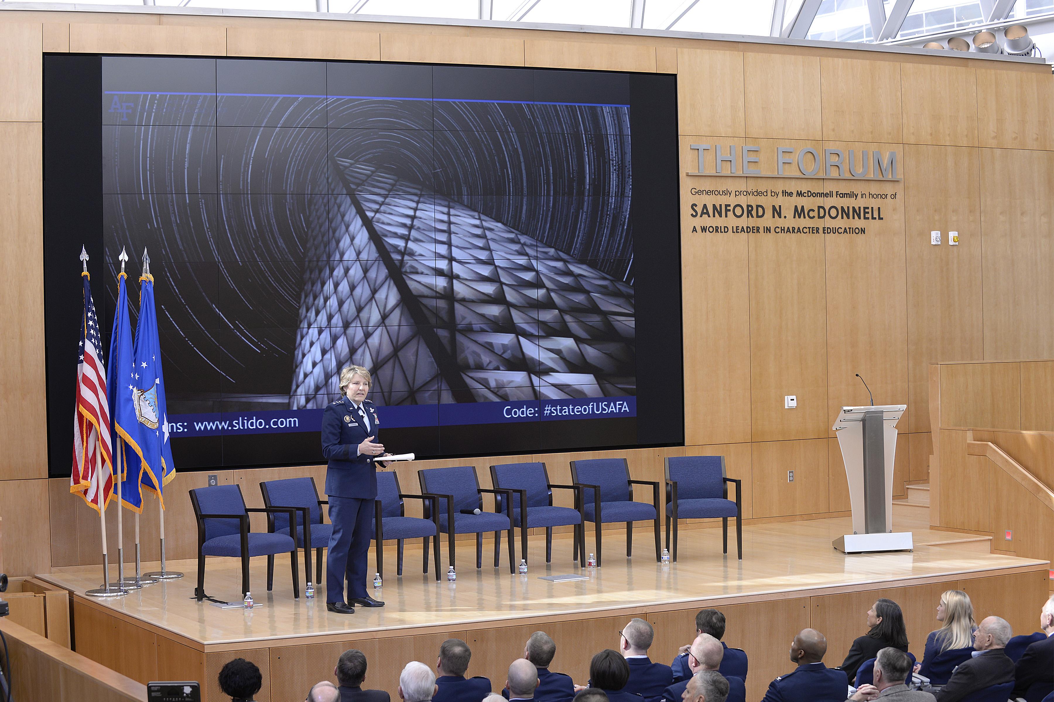 Superintendent hosts State of USAFA Forum > U.S. Air Force Academy > U ...