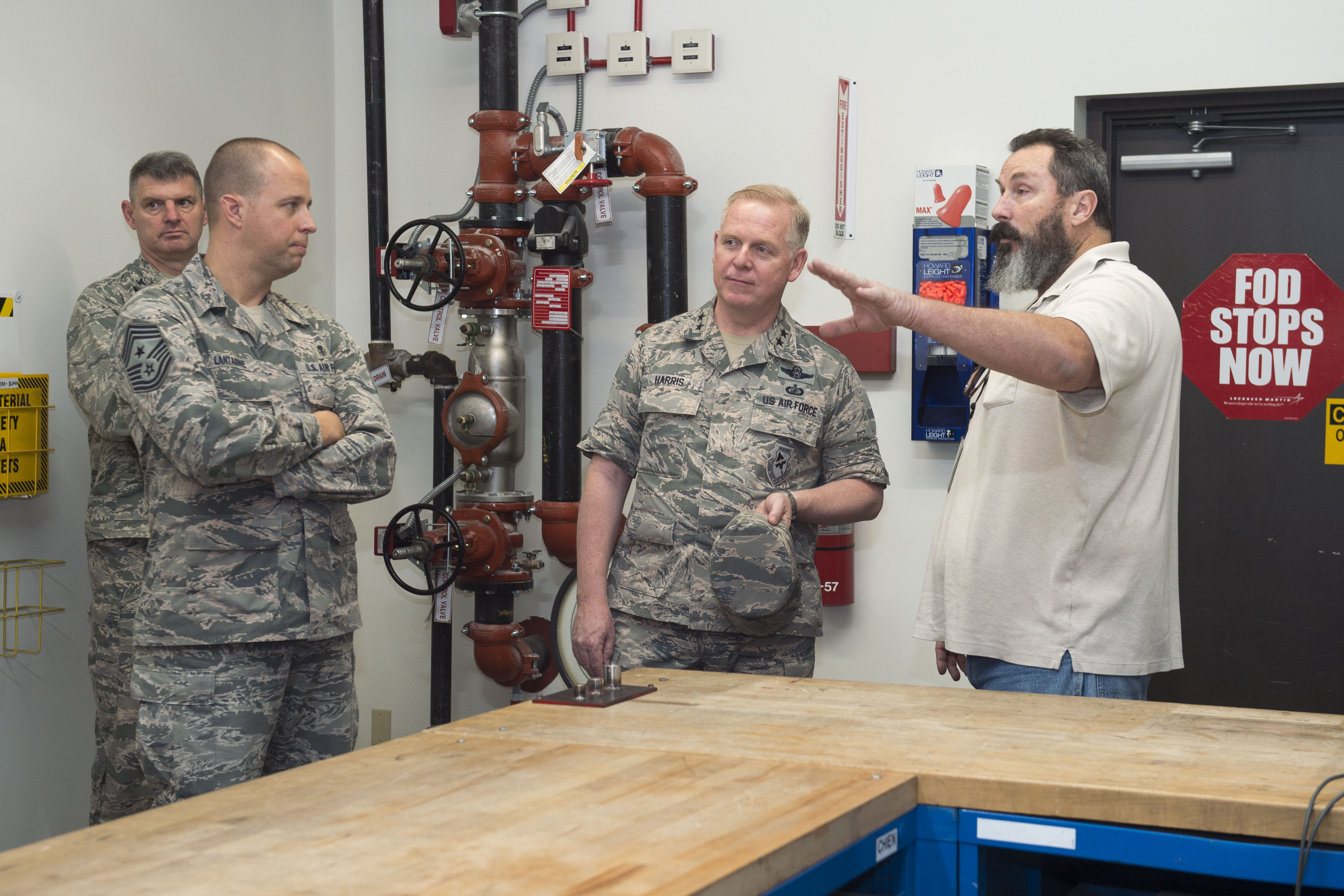 AFTC commander visits 411th FLTS