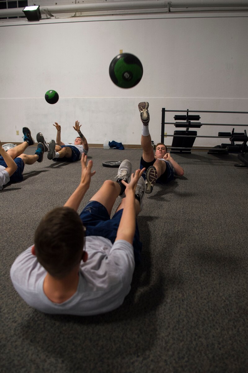 Getting fit to fight with unit PT > F.E. Warren Air Force Base > Features