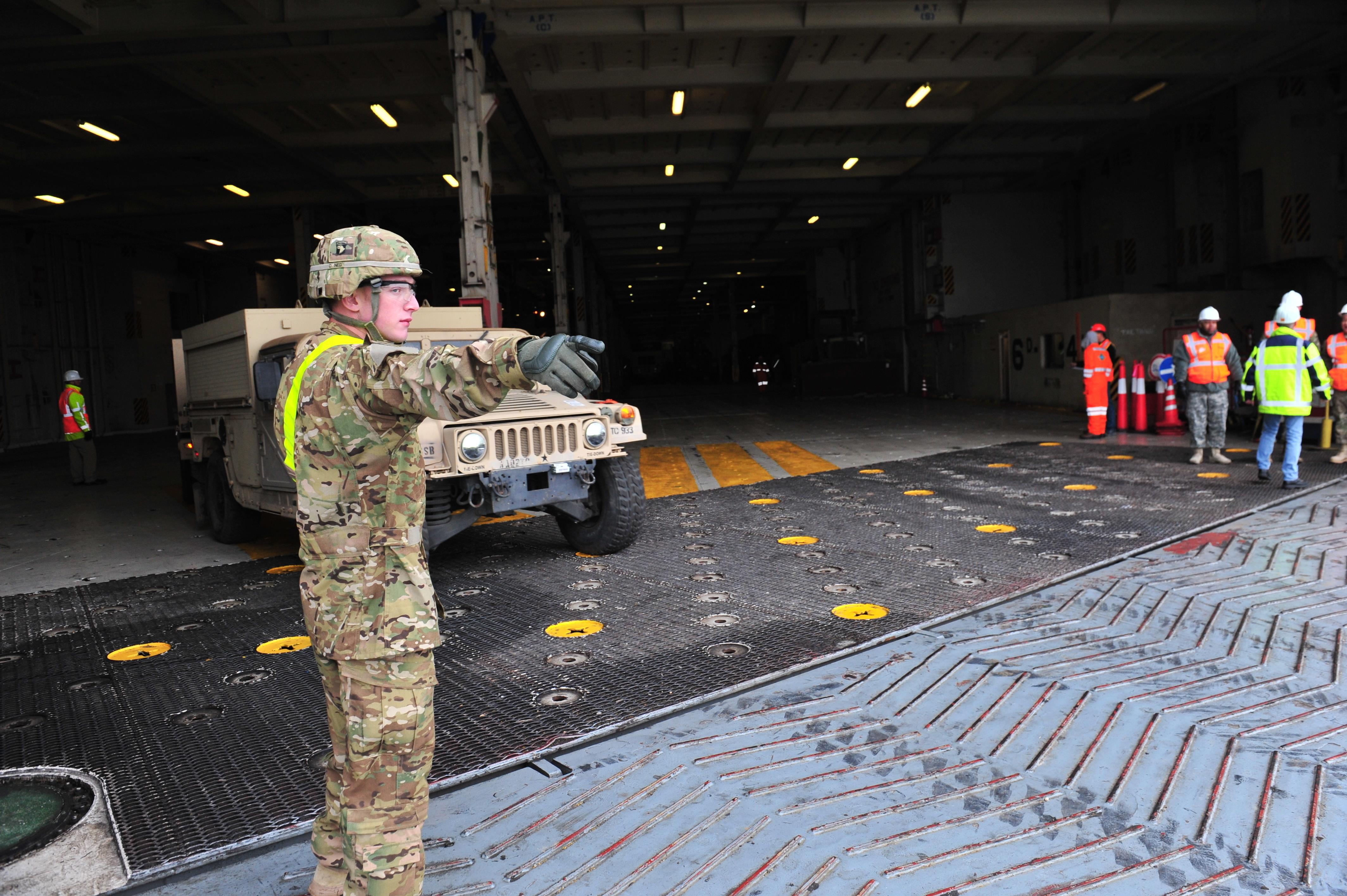 Support units arrive in Poland