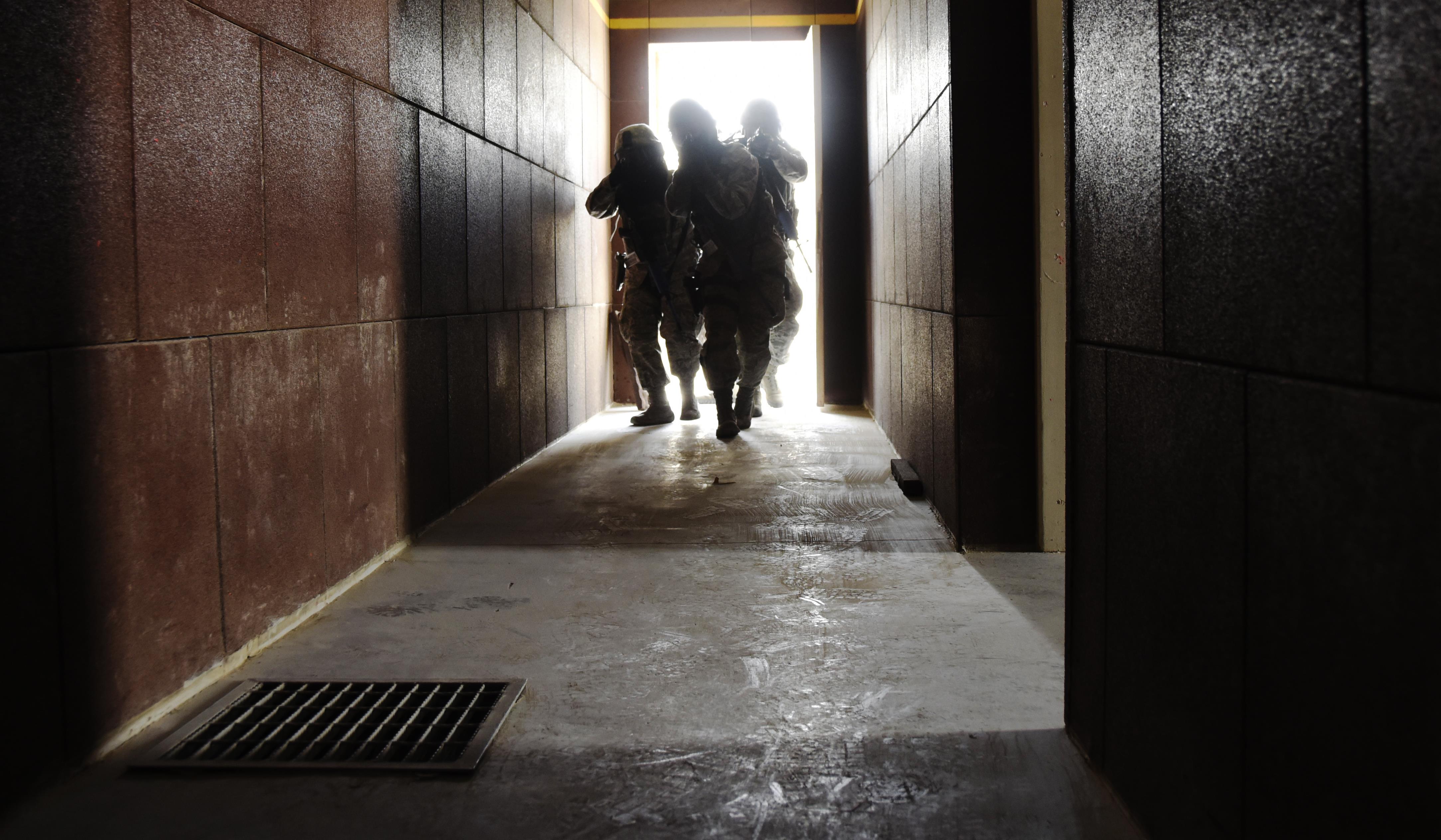 Discipline in defense: Patrol Airmen drill response measures > U.S. Air ...