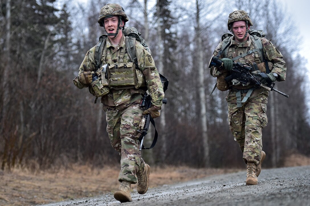 Comanche Paratroopers execute Tactical Foot March