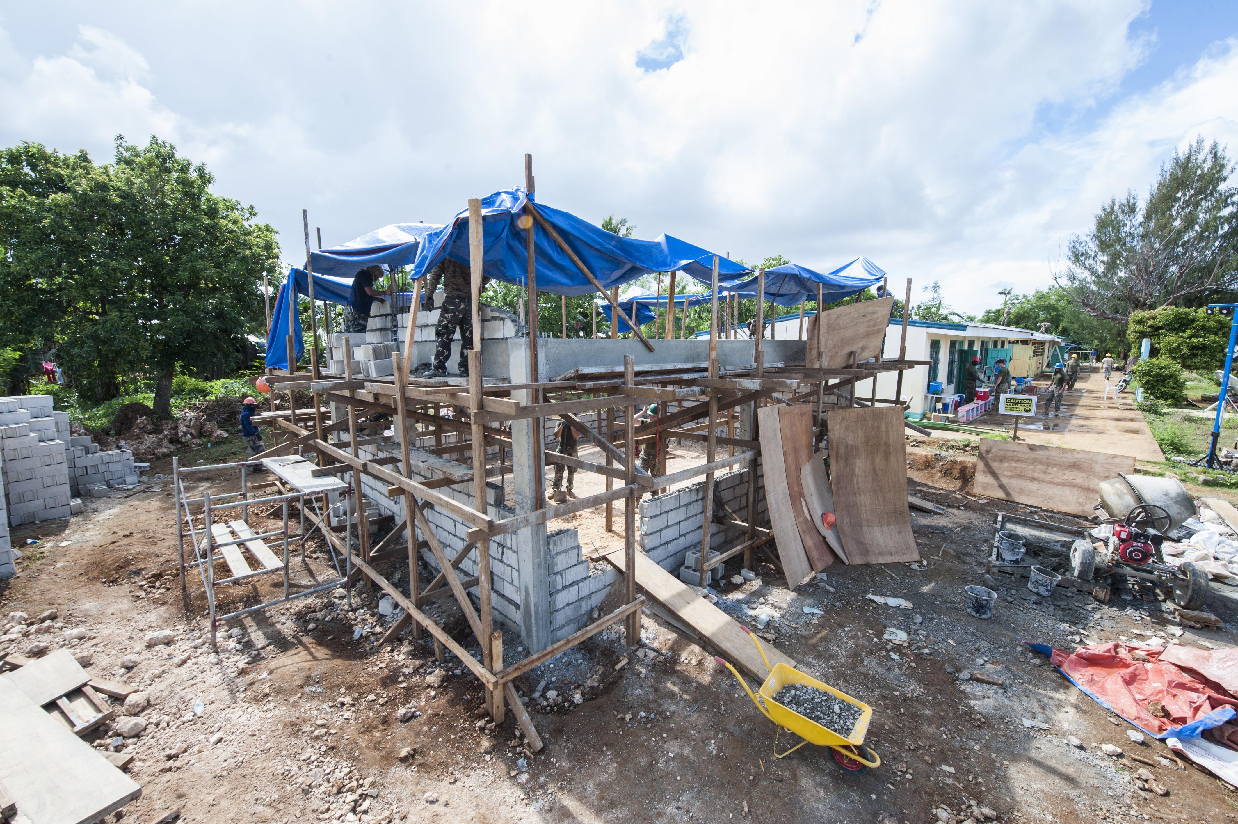 Groundbreaking at Surok Elementary School during Balikatan