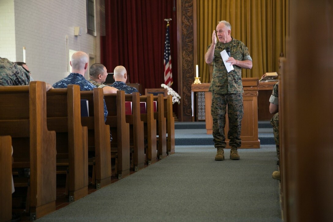 Chaplain of the USMC Admiral Scott Leads Annual Chaplain Training ...