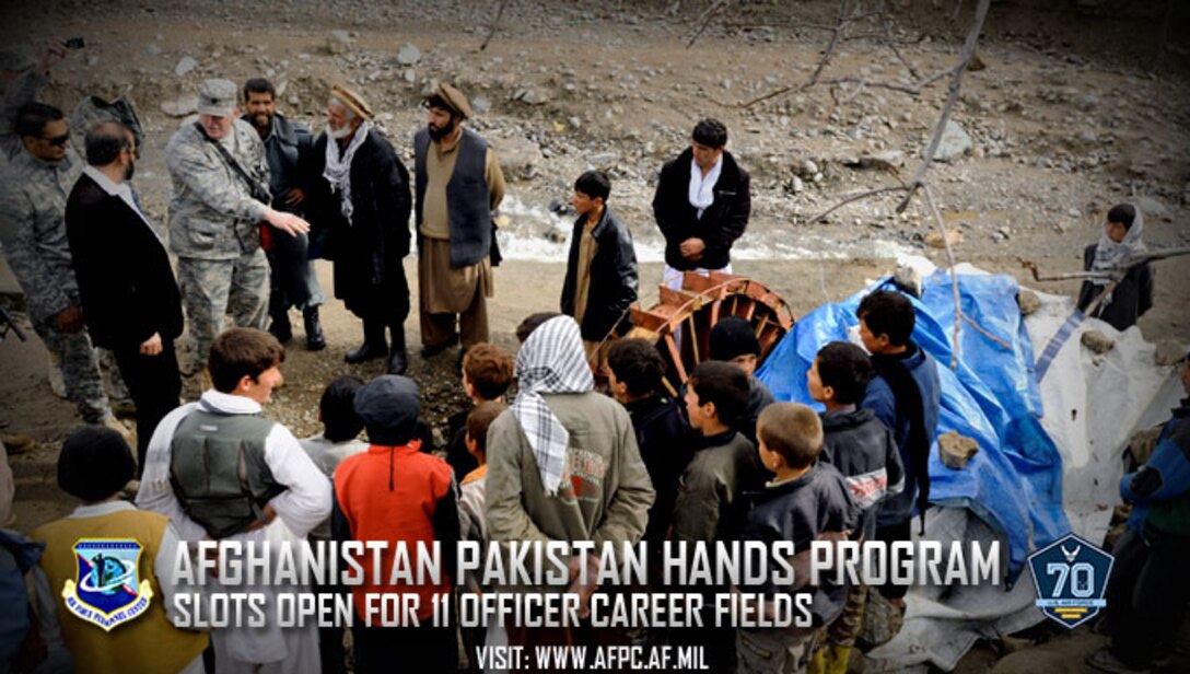Coalition assignment calls for helping Hands in Afghanistan, Pakistan