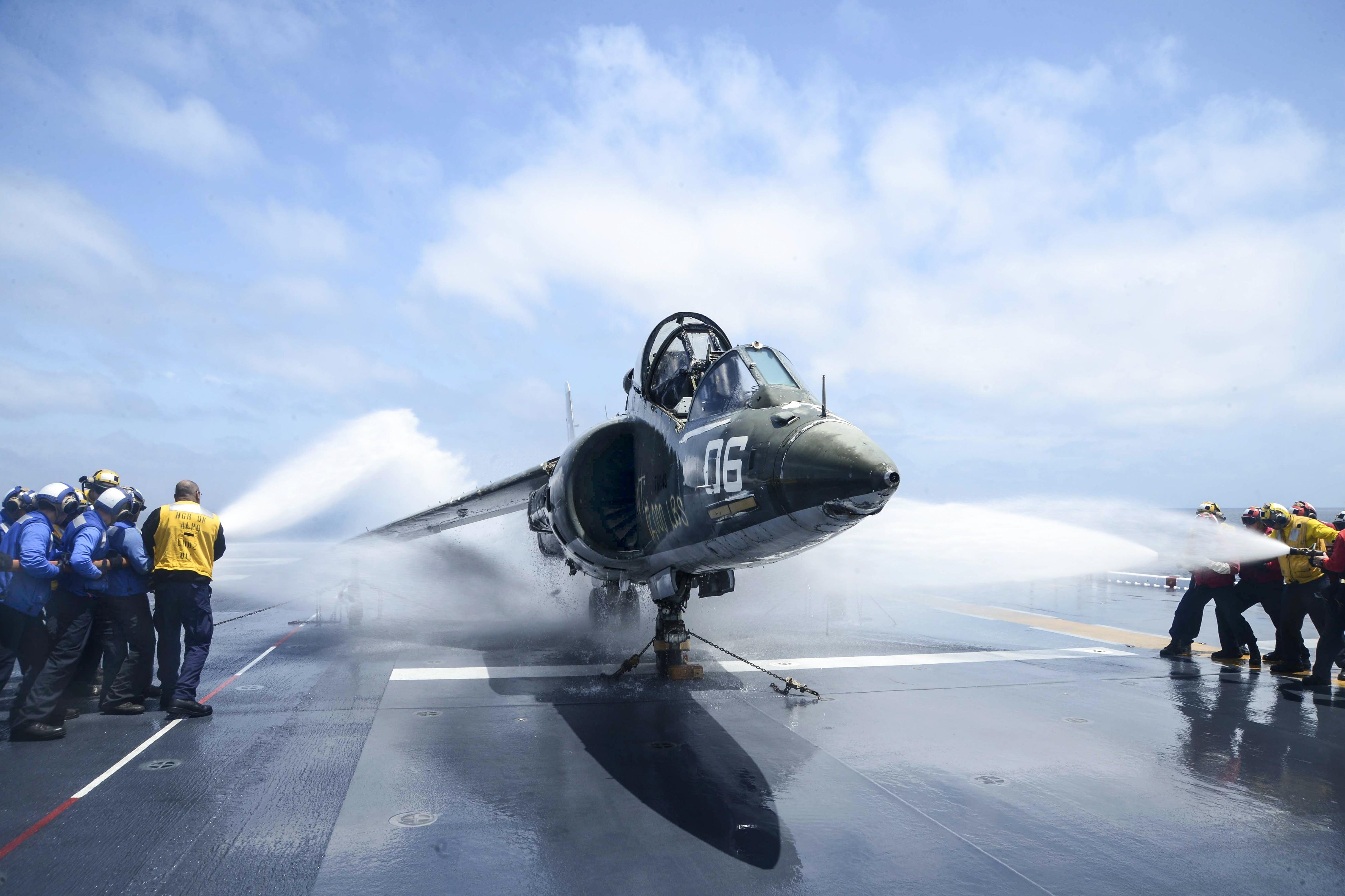 Harrier Hose-Down | U.S. Department of War