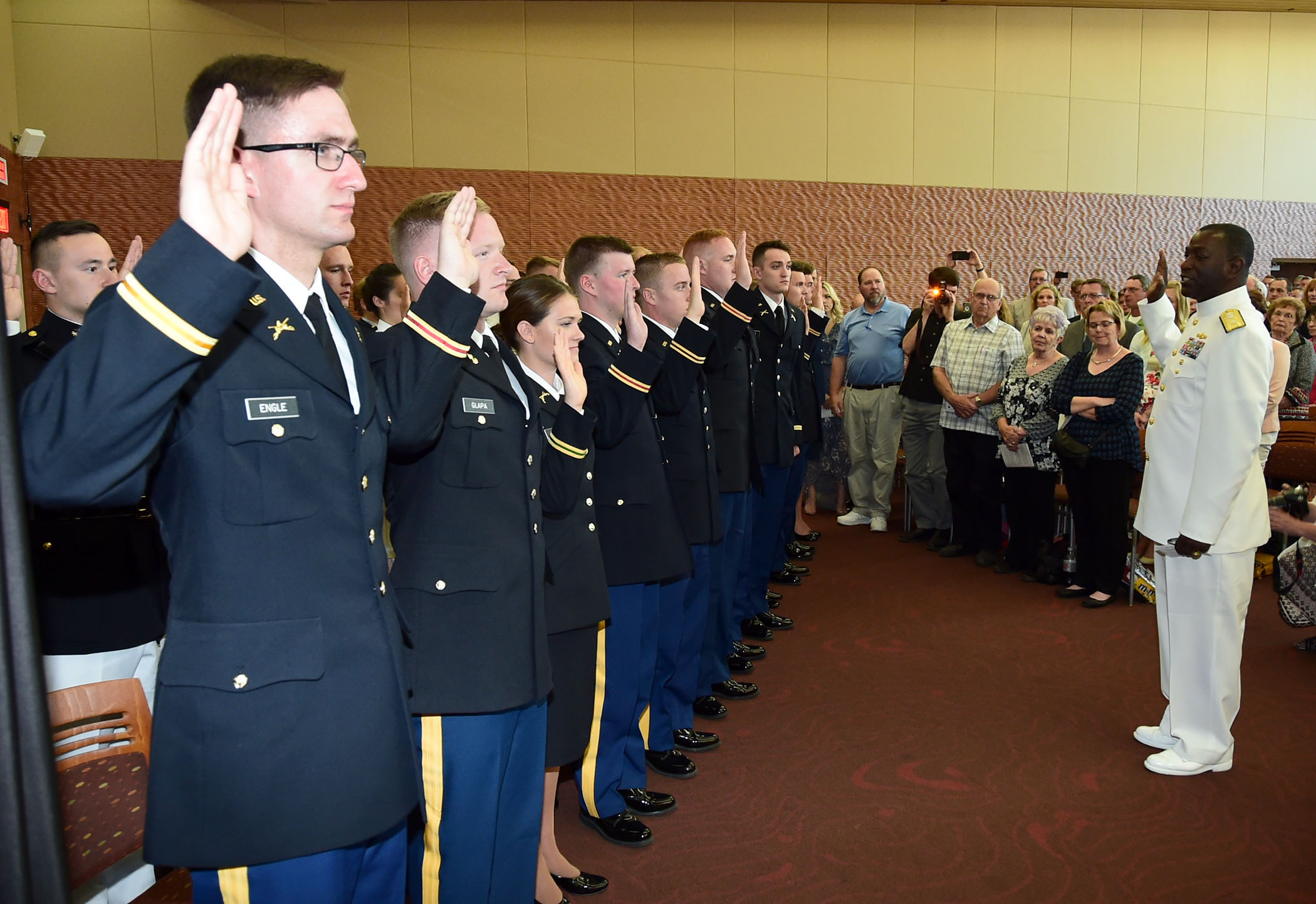 CNSTC Commissions University of Wisconsin-Madison ROTC Cadets and ...