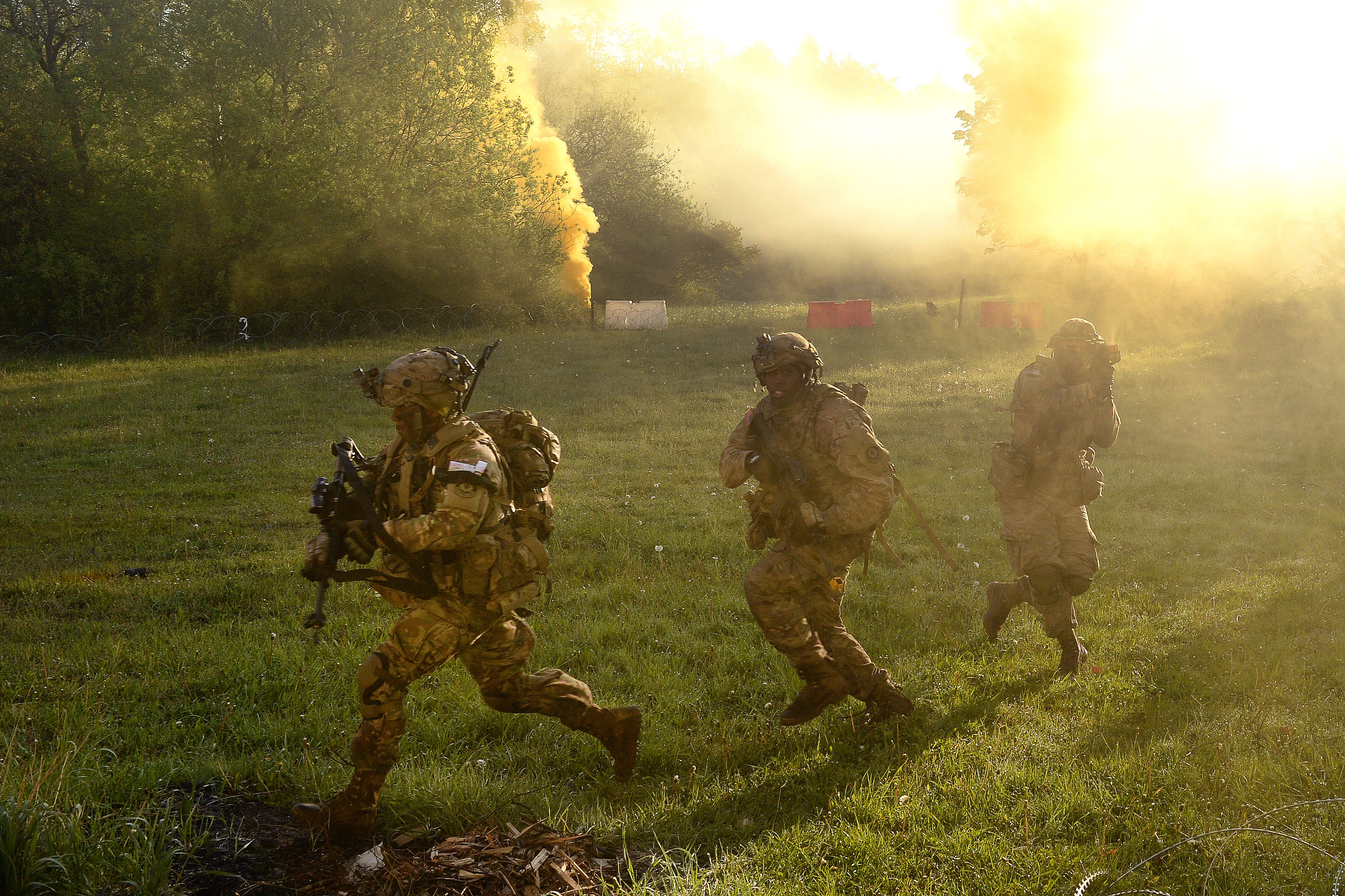 Sprinting Through Smoke | U.S. Department of War