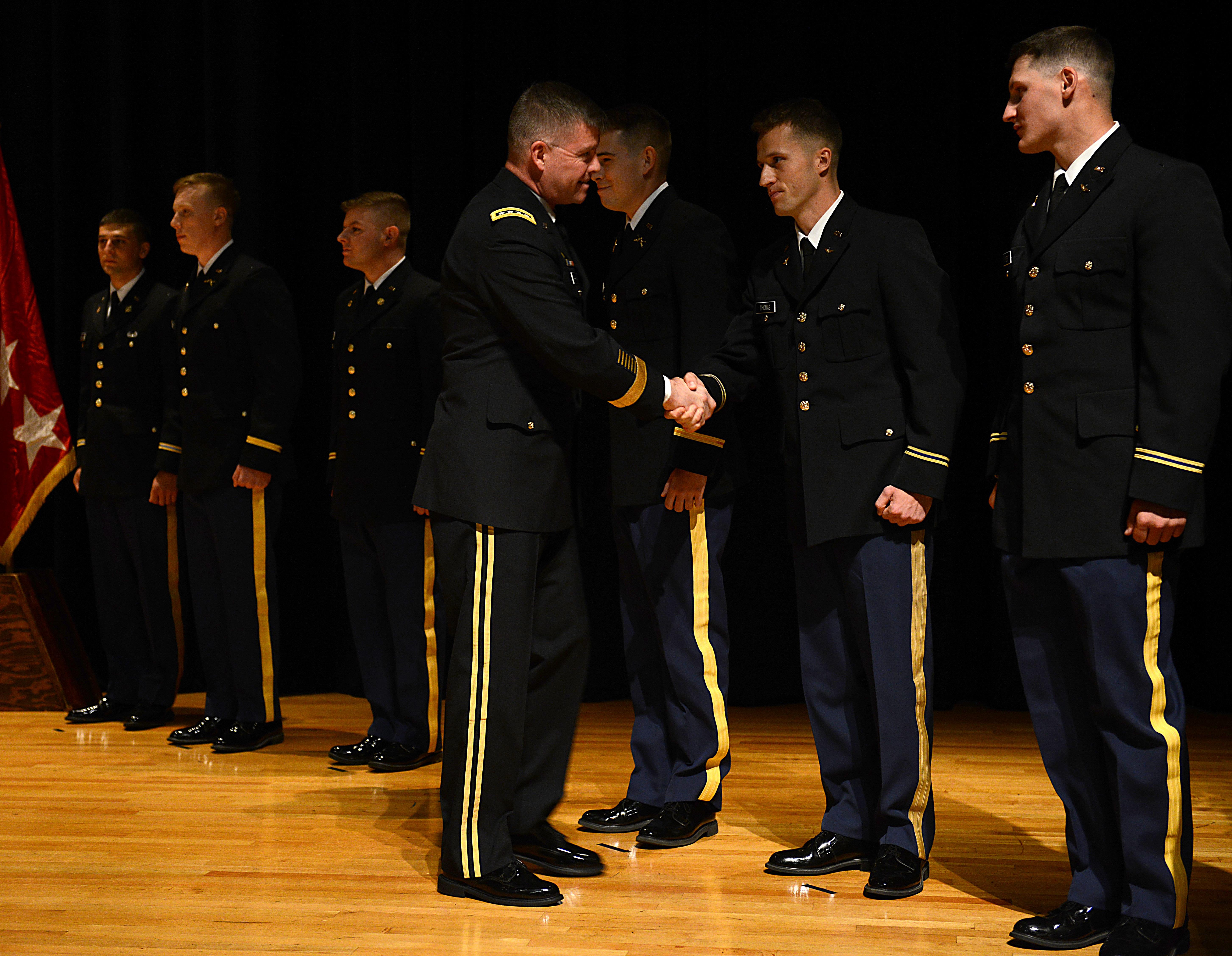TRADOC commander commissions new lieutenants