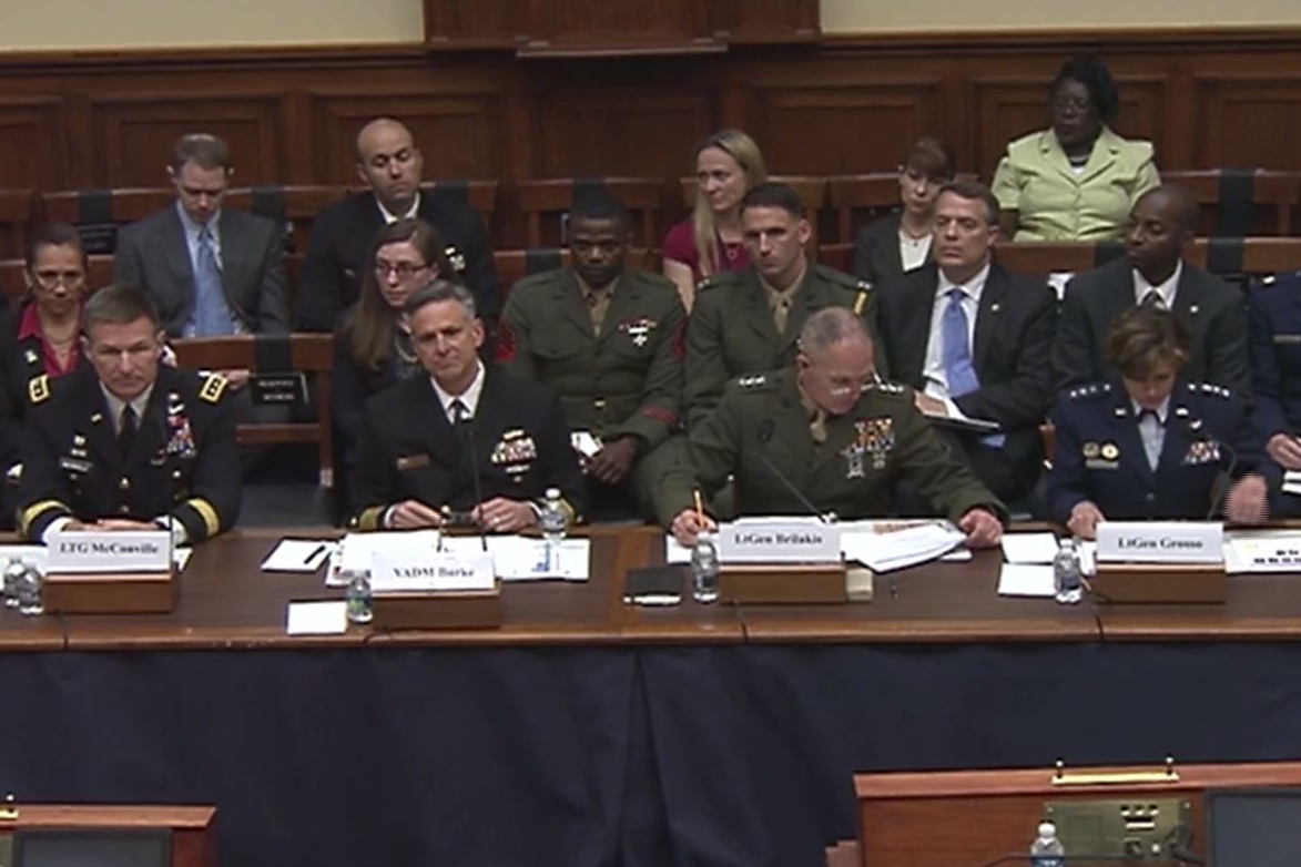Service Personnel Chiefs Testify on Military Posture on Capitol Hill ...