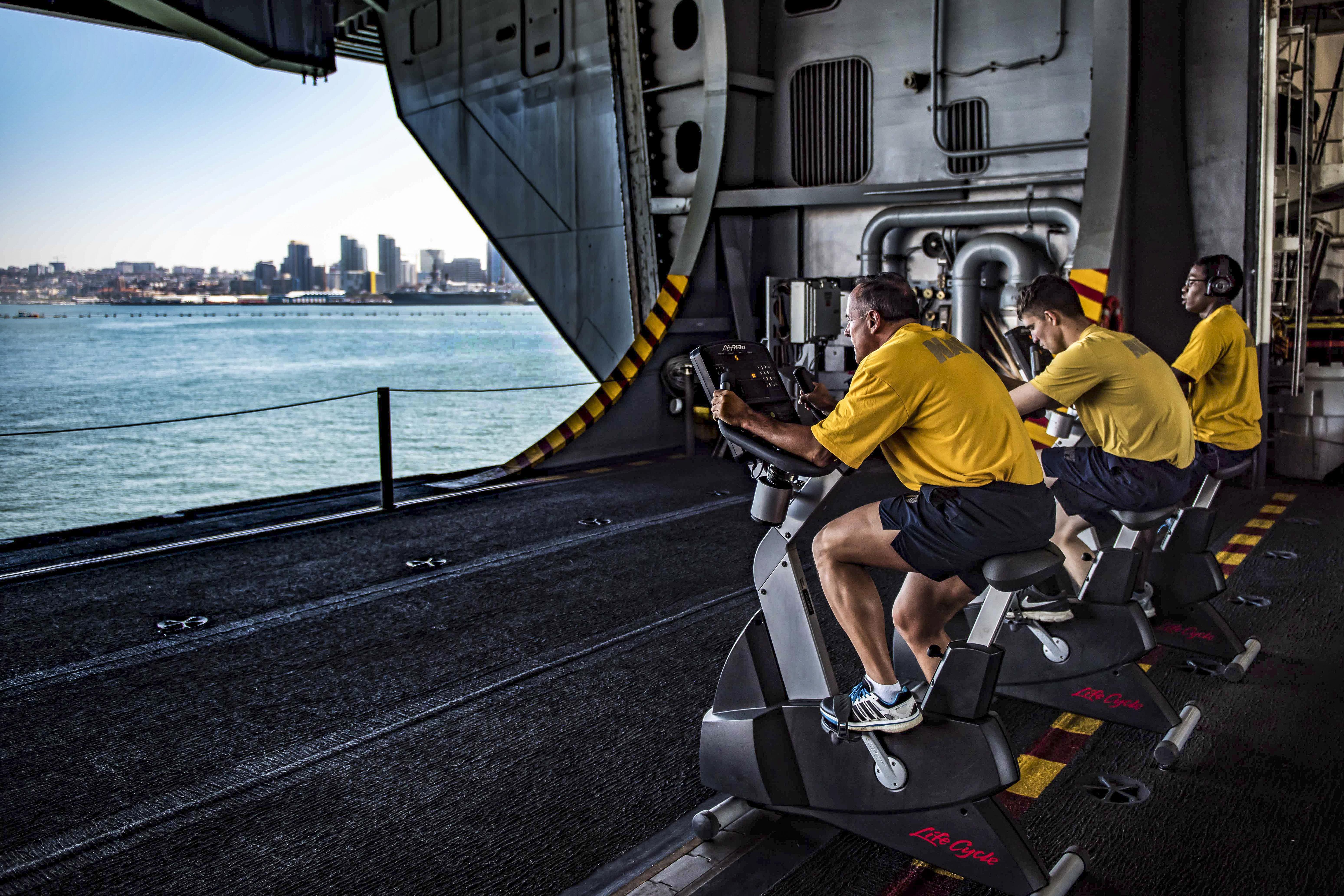 Pier-Side Pedaling | U.S. Department of War