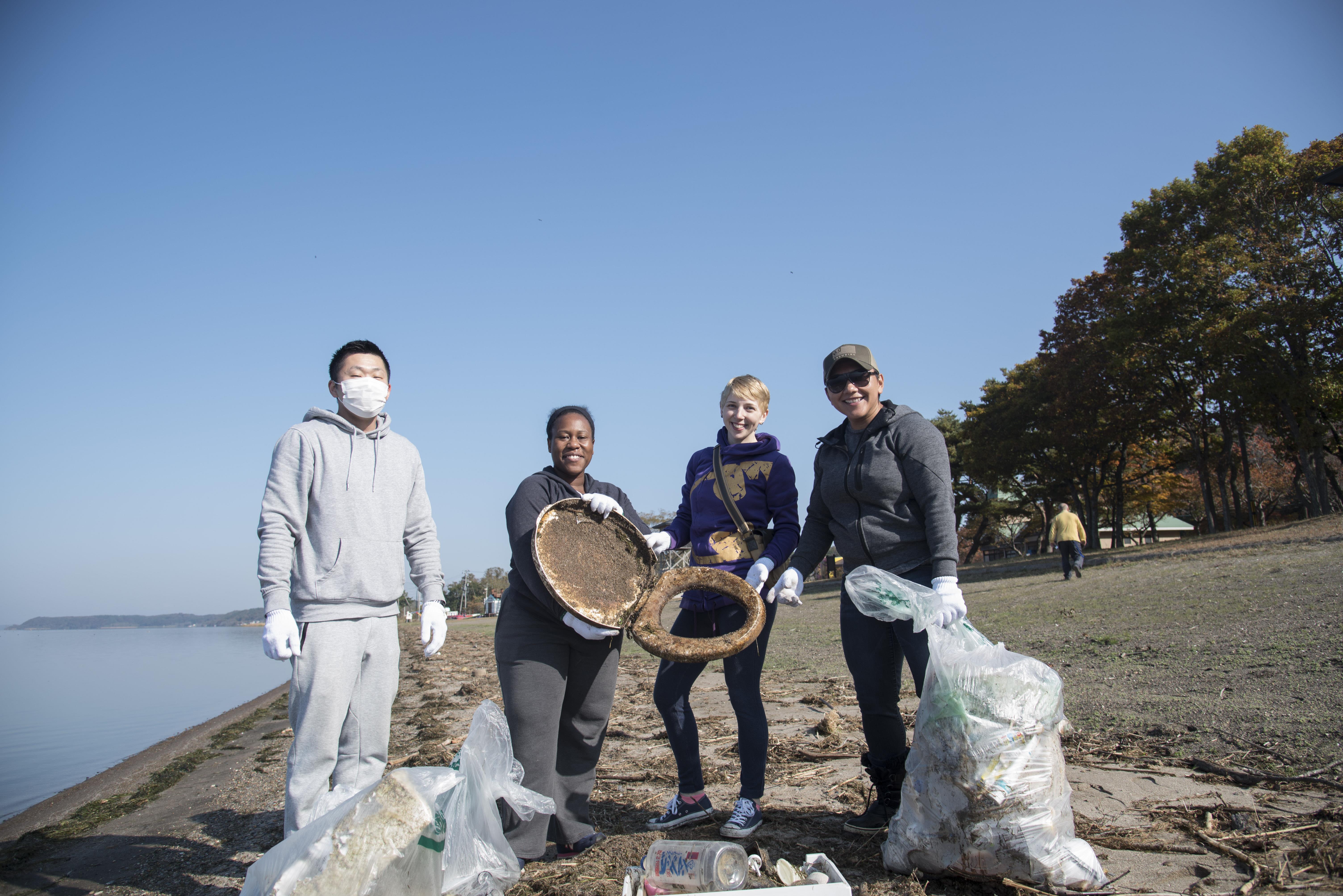 Team Misawa beautifies Lake Ogawara campsites > Misawa Air Base ...