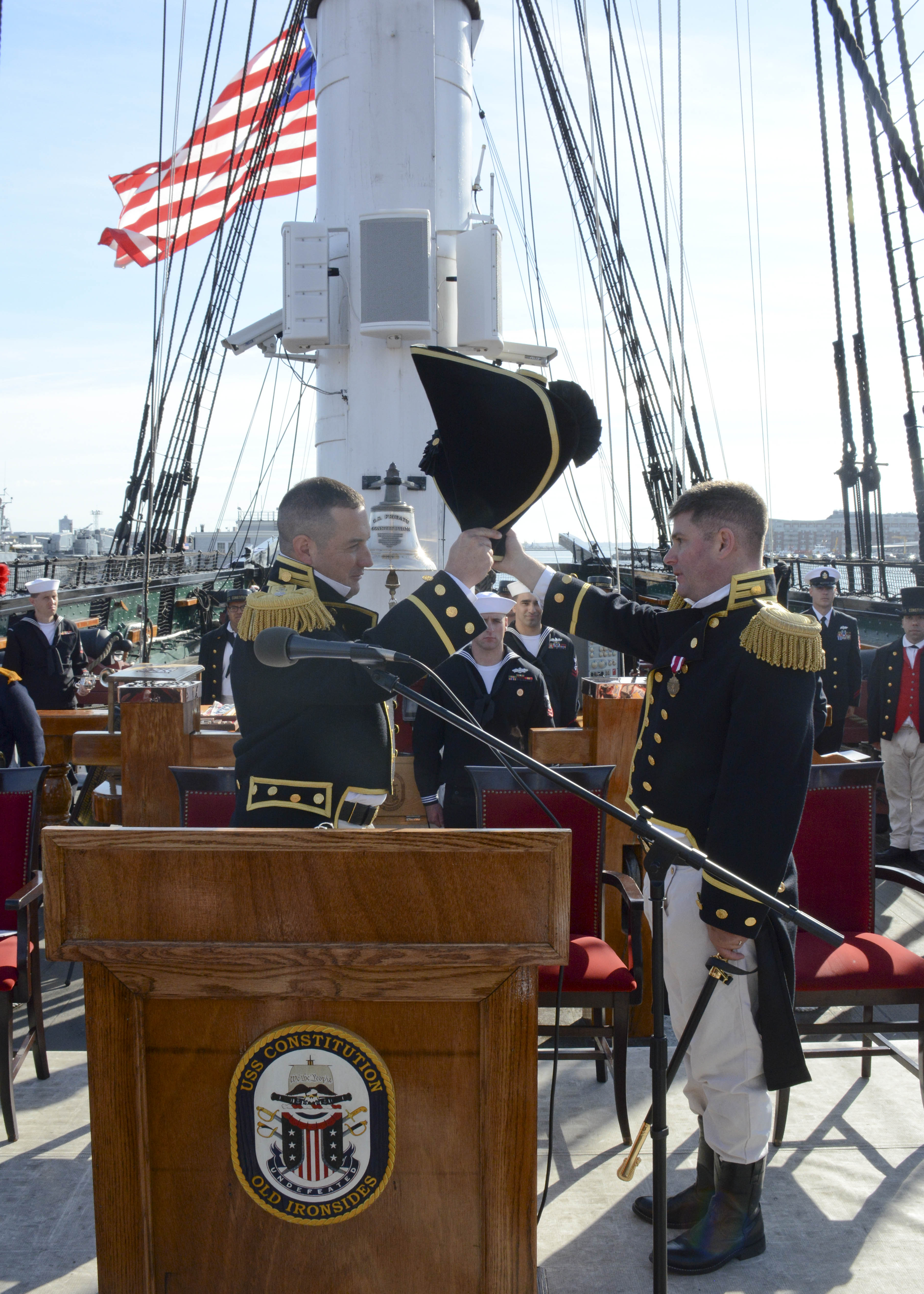 USS Constitution Holds Change of Command > United States Navy > News ...