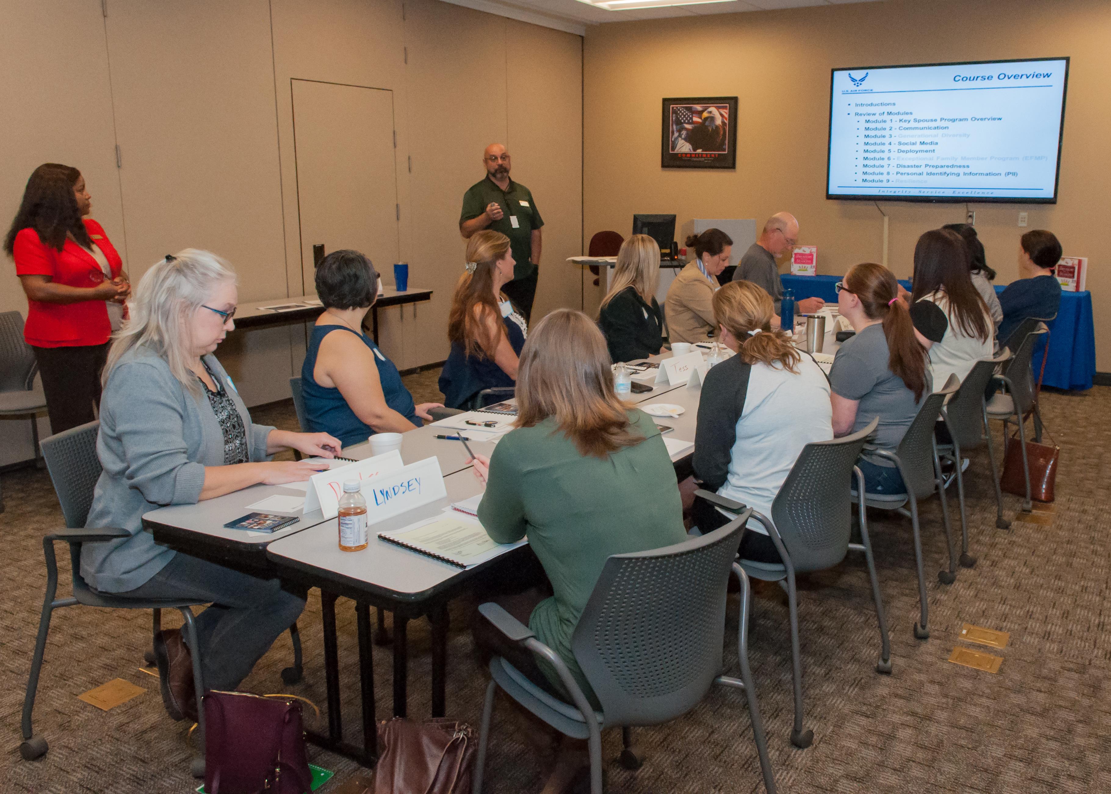 Key Spouse Training at Barksdale AFB