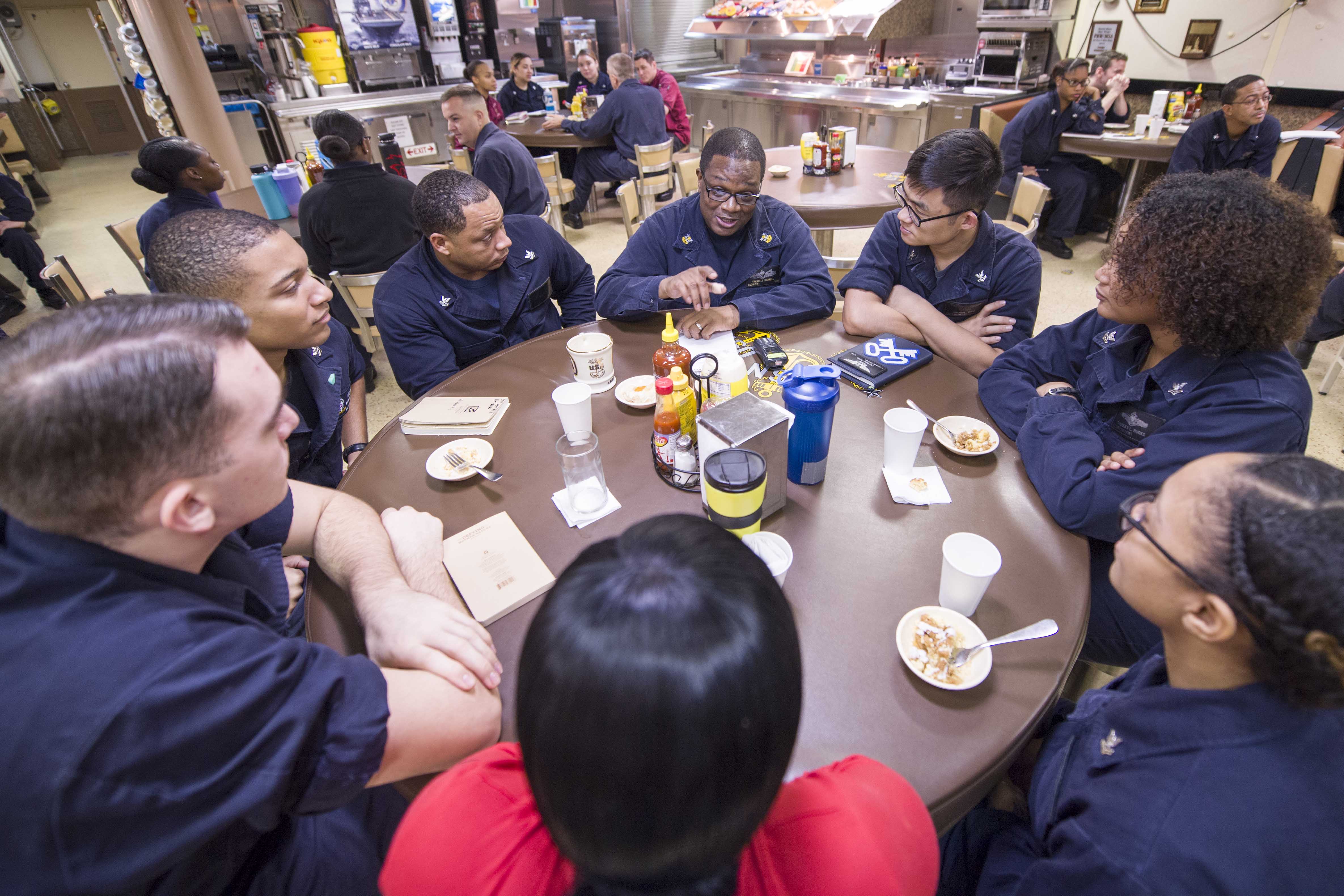 Coffee with the 'Old Salts' > United States Navy > News Stories