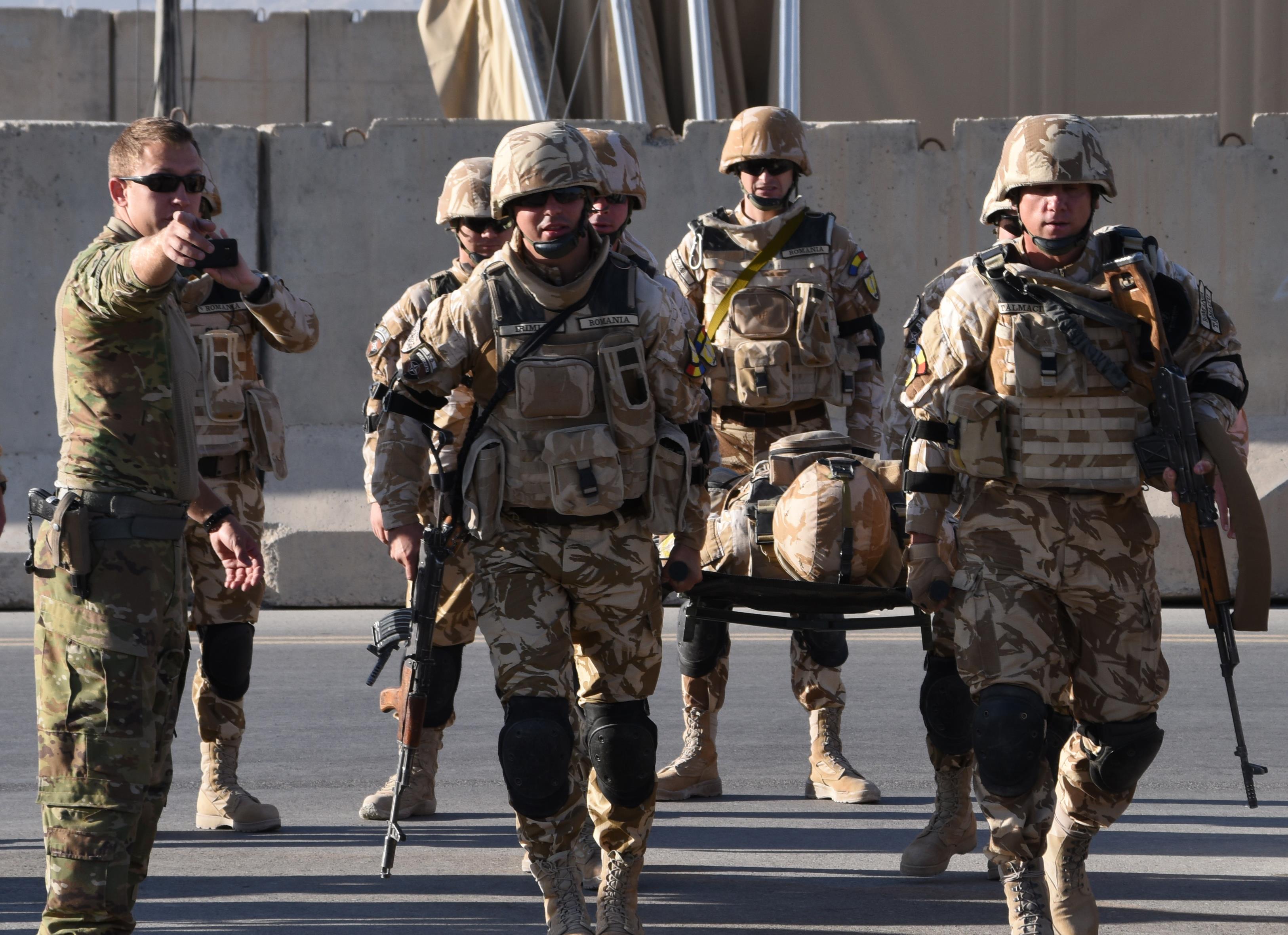 Task Force Marauder conducts patient load training with Romanian Armed ...