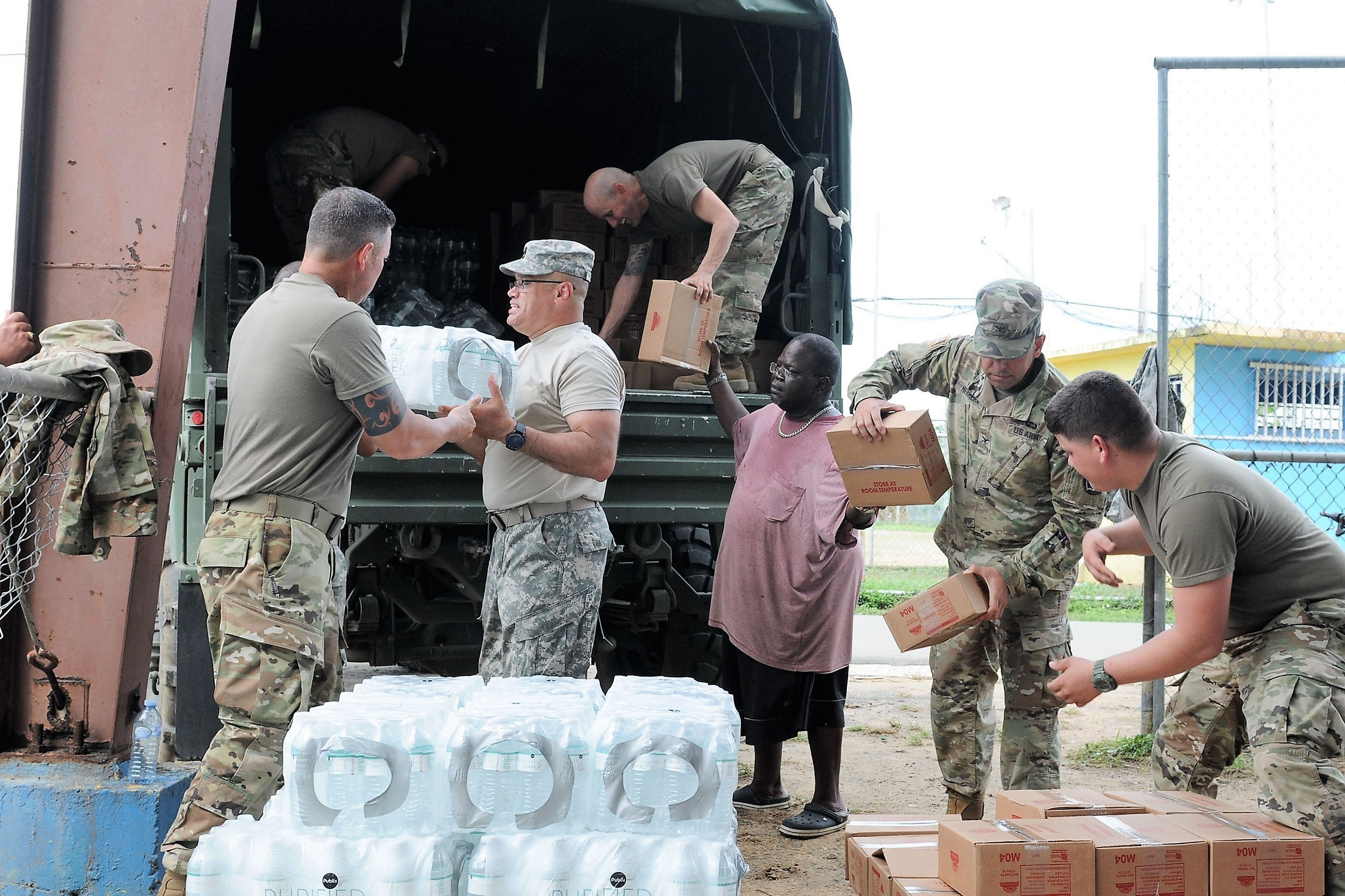 Puerto Rico Residents Get Aid | U.S. Department of War