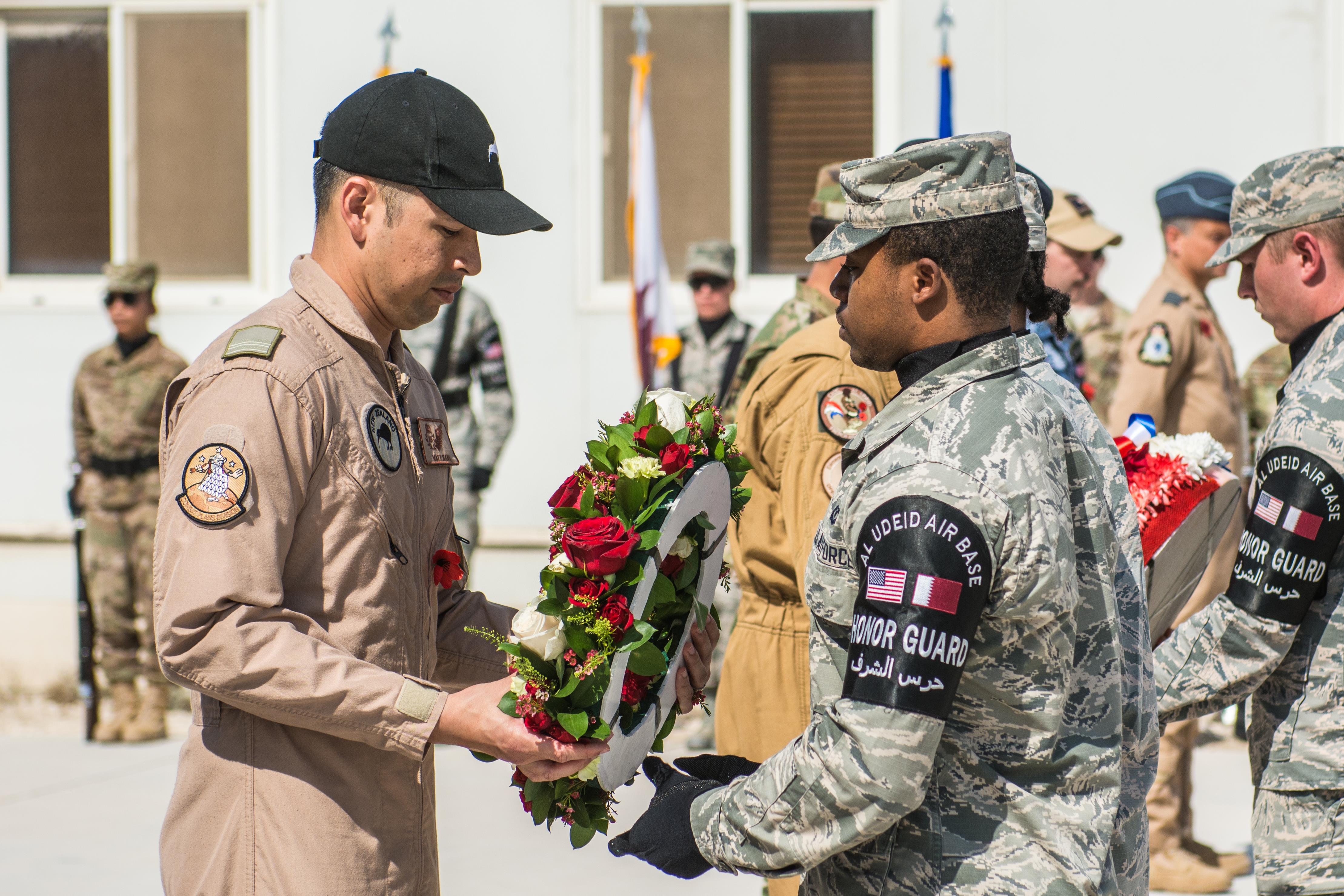 Coalition partners hold joint Remembrance and Veterans Day ceremony at ...