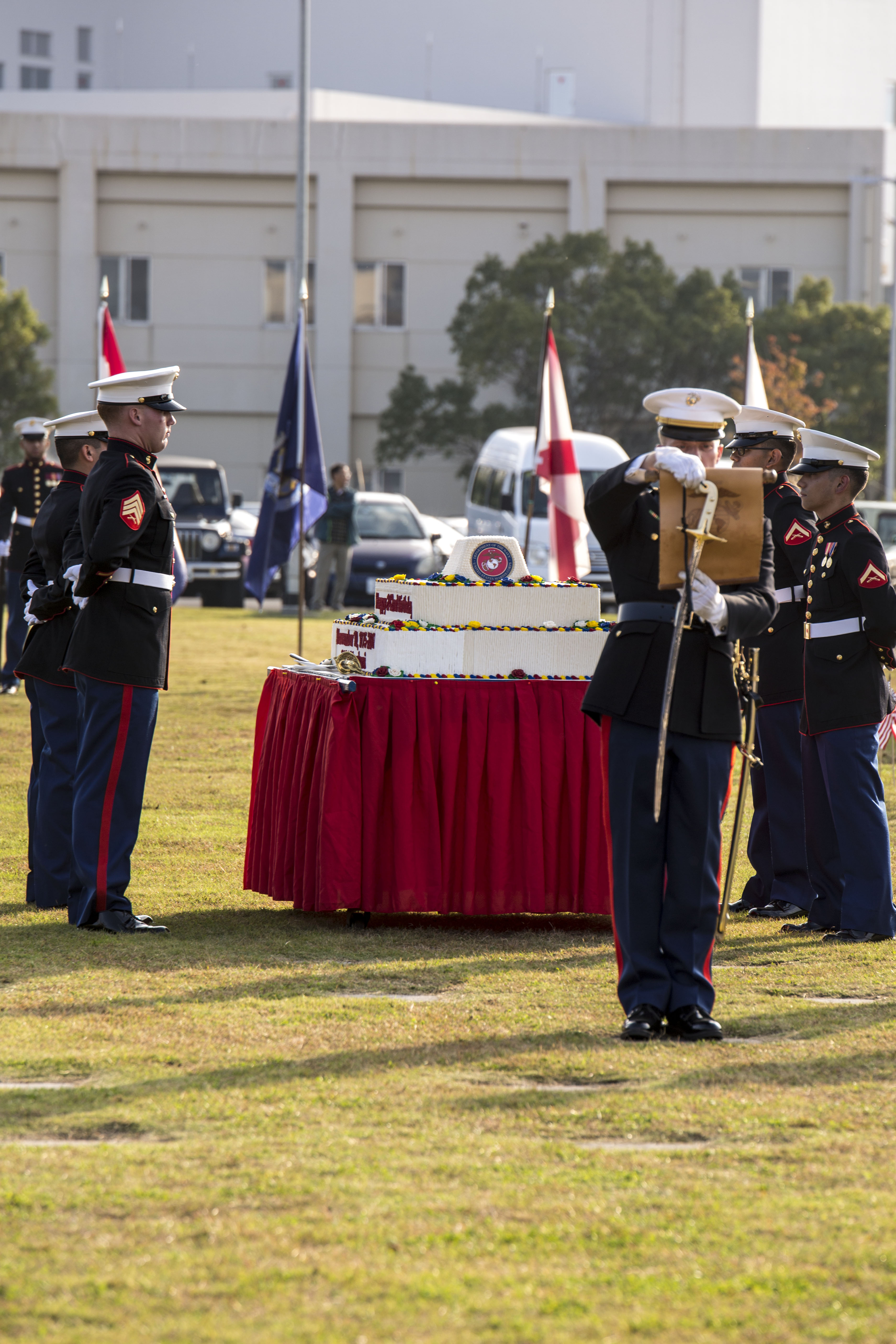 242nd Marine Corps birthday uniform pageant