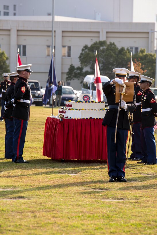 242nd Marine Corps birthday uniform pageant