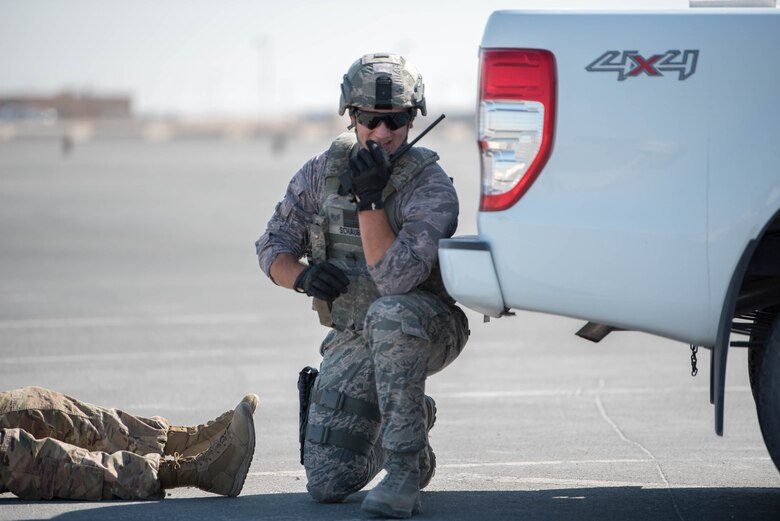 Al Udeid Air Base conducts Anti-Terrorism Force Protection Exercise > U ...