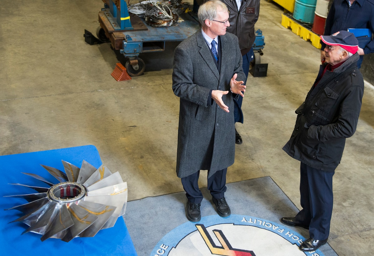 Jet engine inventor’s son visits AFRL: Father’s legacy continues to ...