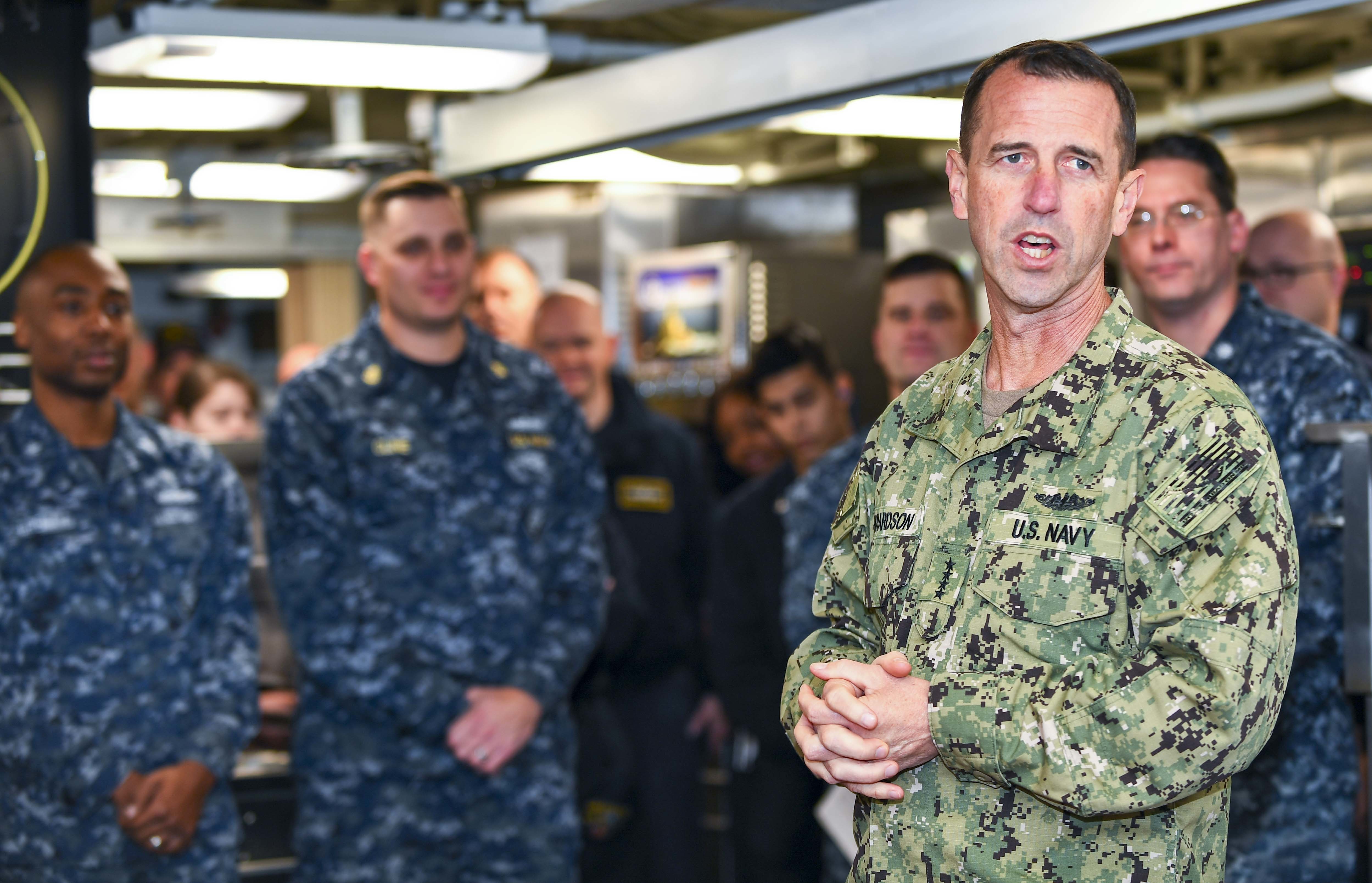 CNO to Destroyer Crew, 'I've got your back' > United States Navy > News ...