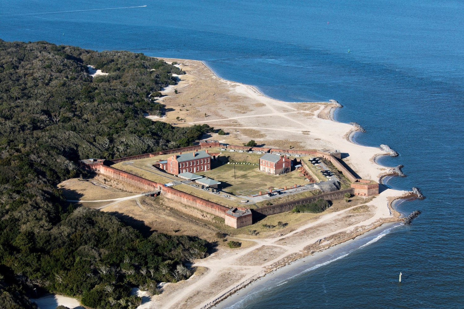 A view of Fort Clinch at Fernandina Beach