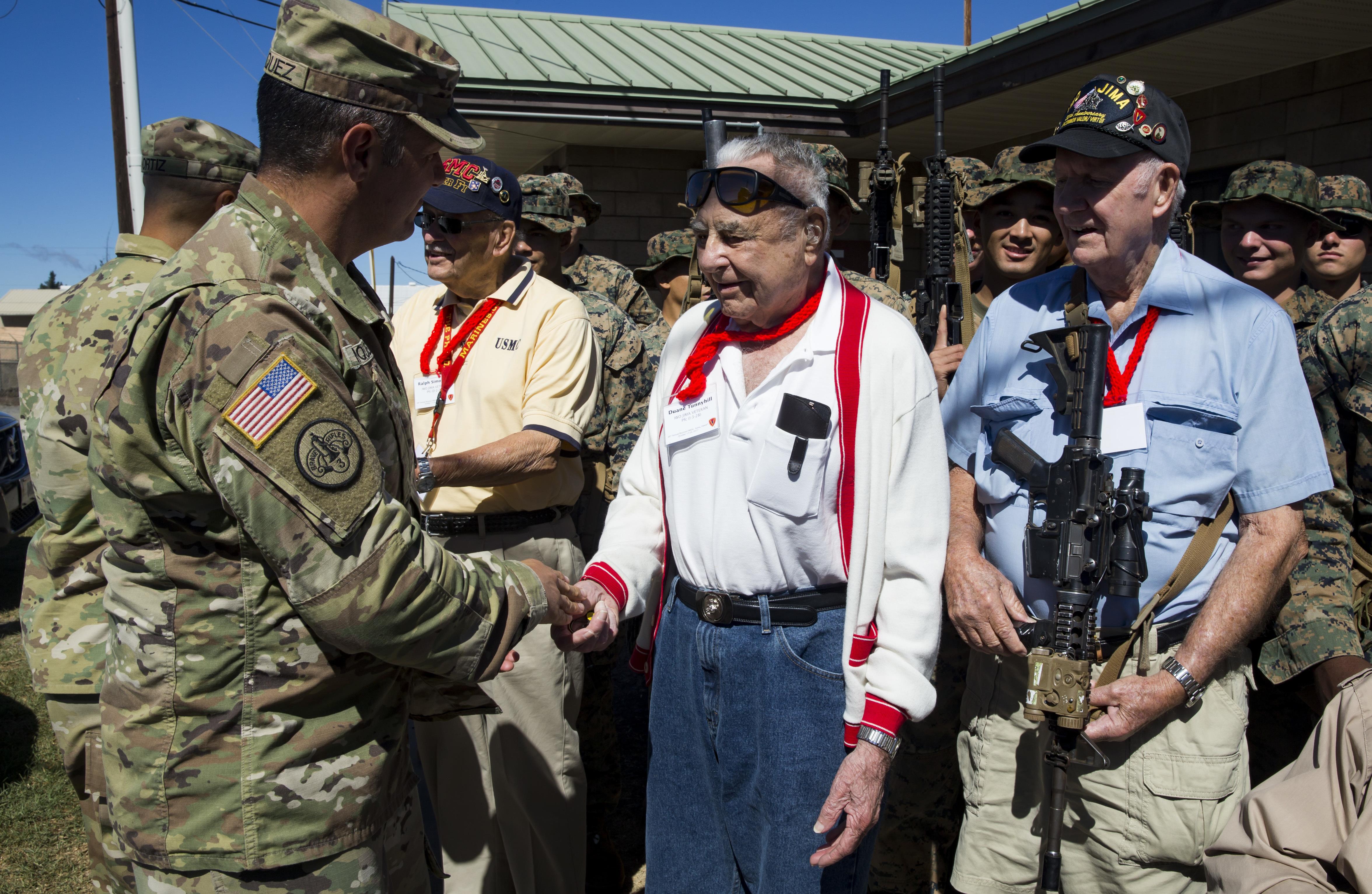 5th Marine Division veterans visit the Pohakuloa Training Area > Marine ...